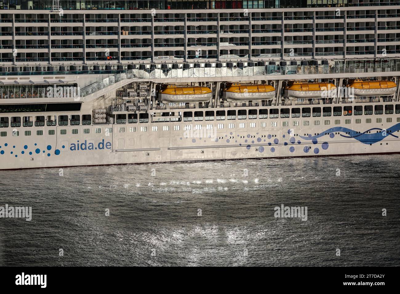 Giant cruise ship AIDAperla (AIDA Cruises German operator), built in ...