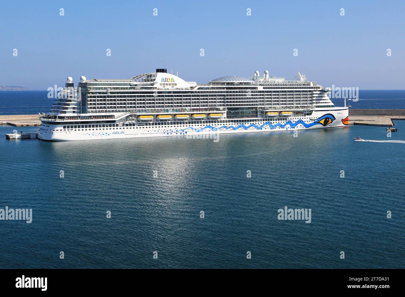 Giant cruise ship AIDAperla (AIDA Cruises German operator), built in ...