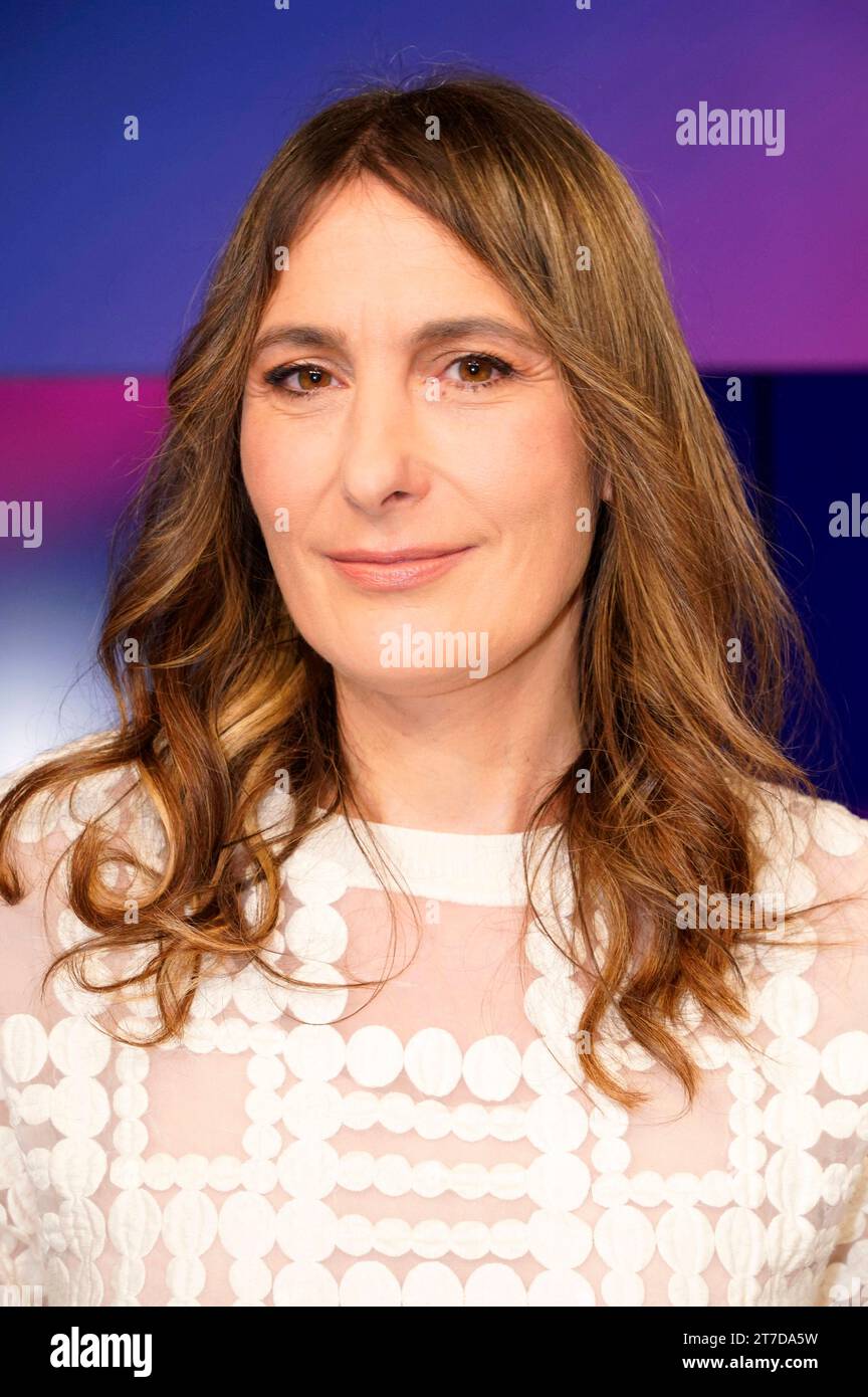 Anja Kohl in der ARD-Talkshow maischberger im Studio Berlin Adlershof ...
