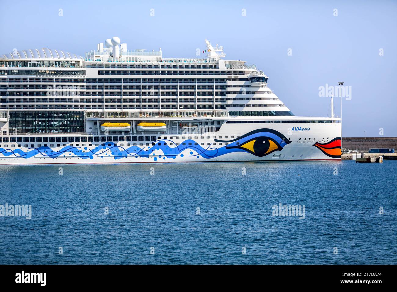 Giant cruise ship AIDAperla (AIDA Cruises German operator), built in ...