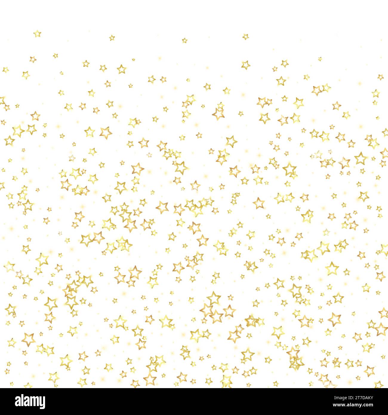 Christmas stars vector overlay. Magic stars luxury sparkling confetti ...