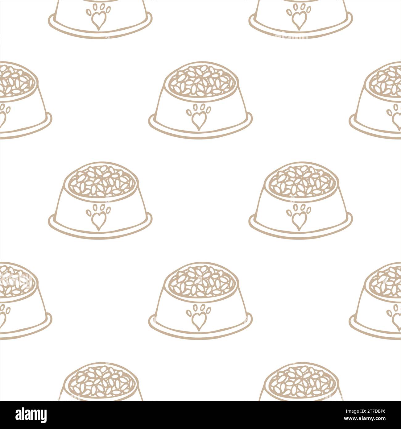 Bowl animal pattern seamless Stock Vector Images - Alamy