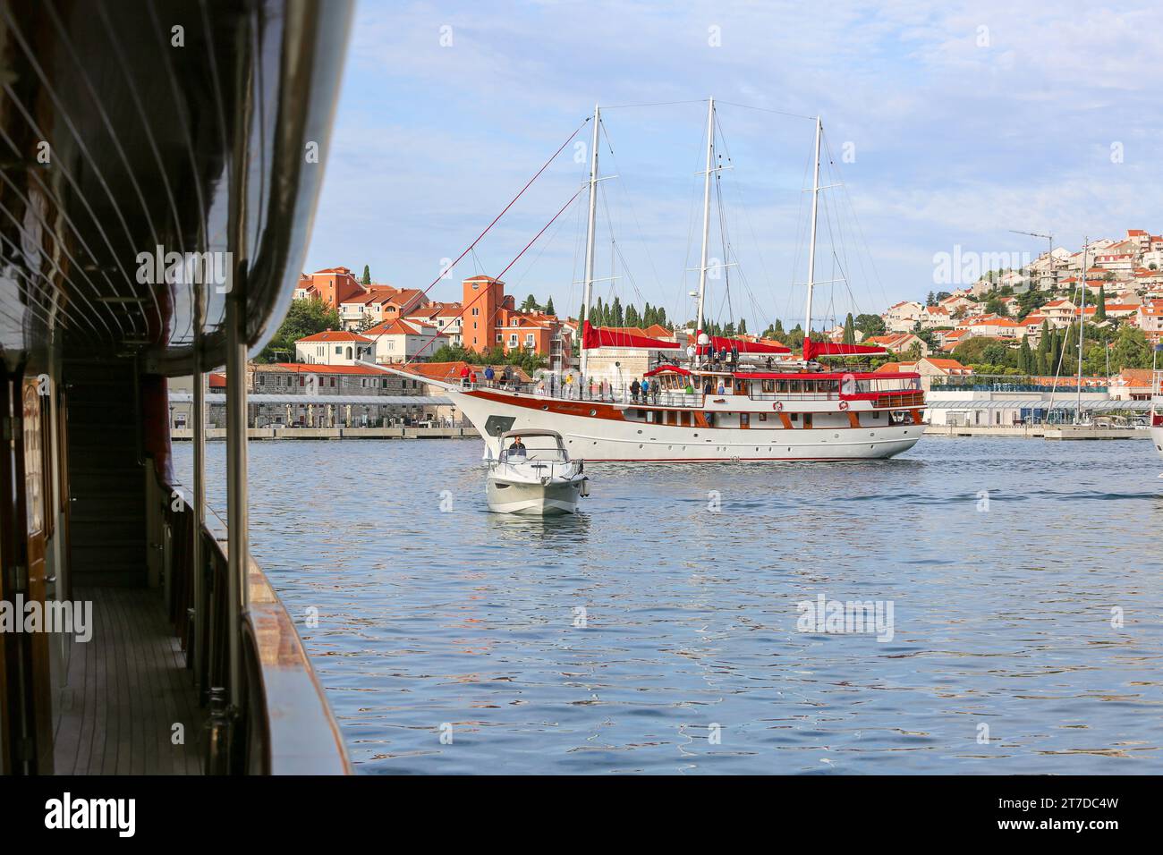 The sailing cruise vessel MY Barbara, luxury coastal Adriatic cruises ...