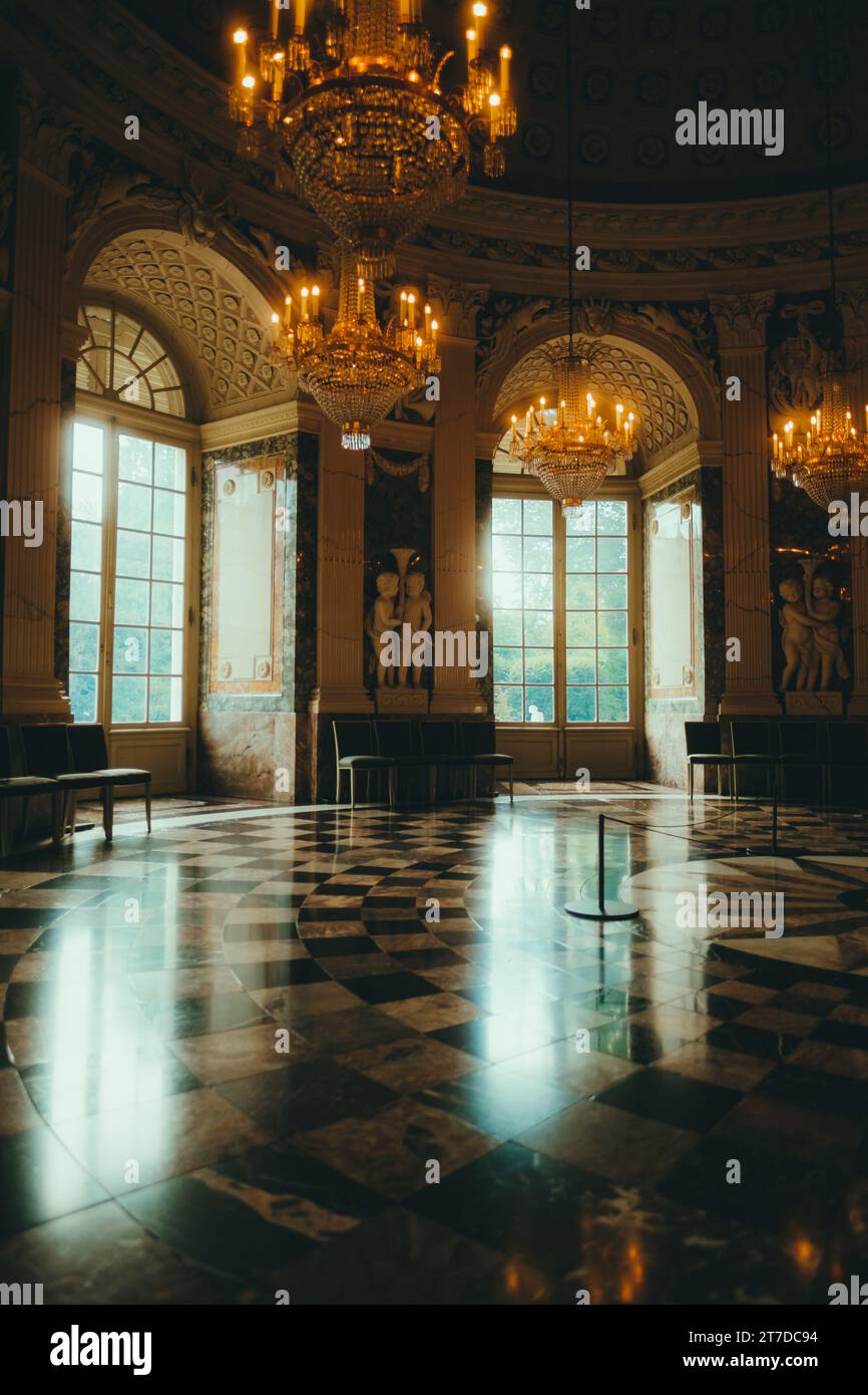 Rococo castle interior hi-res stock photography and images - Alamy
