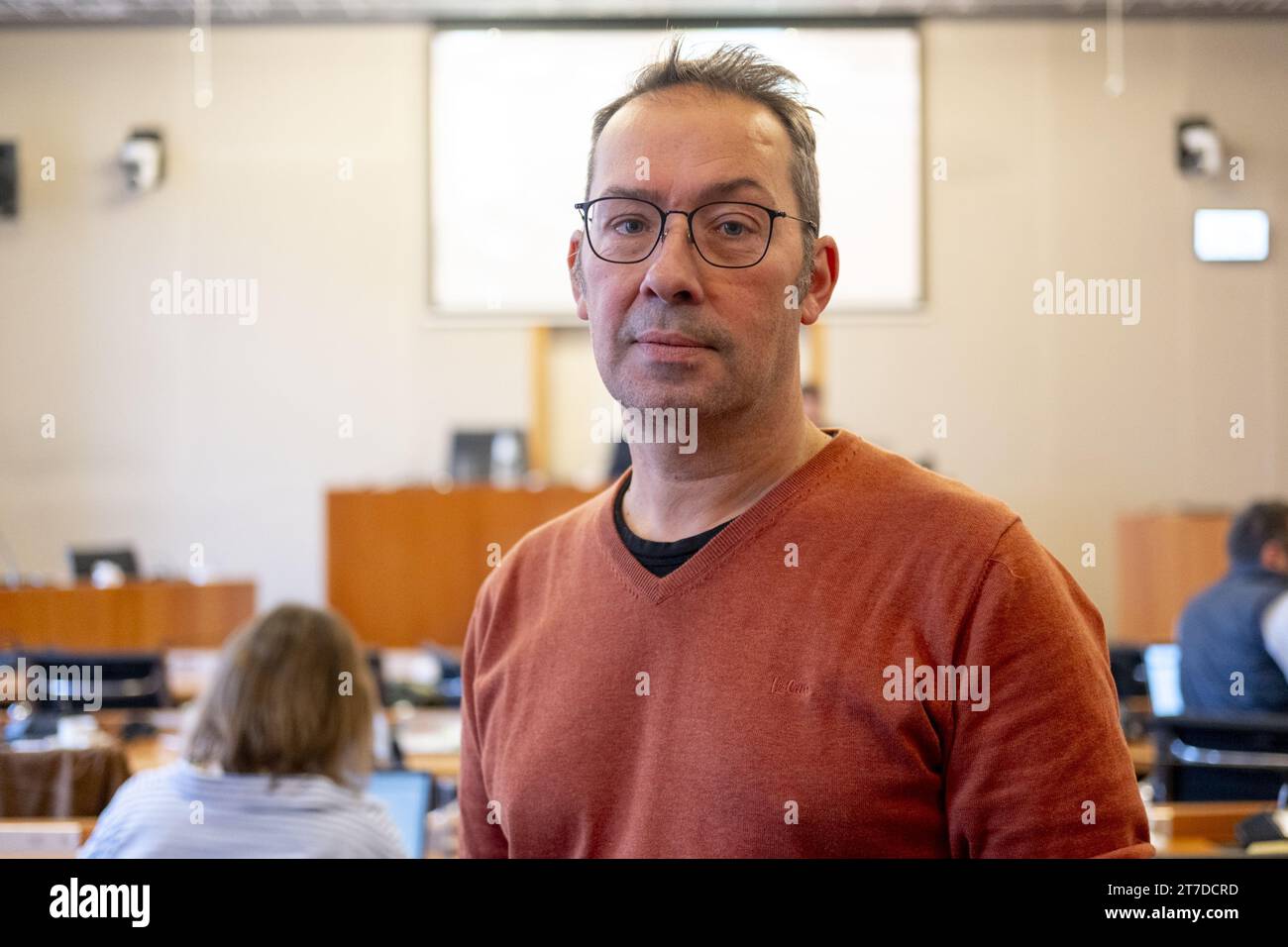 Brussels, Belgium. 15th Nov, 2023. Bruno Bauwens pictured during a ...