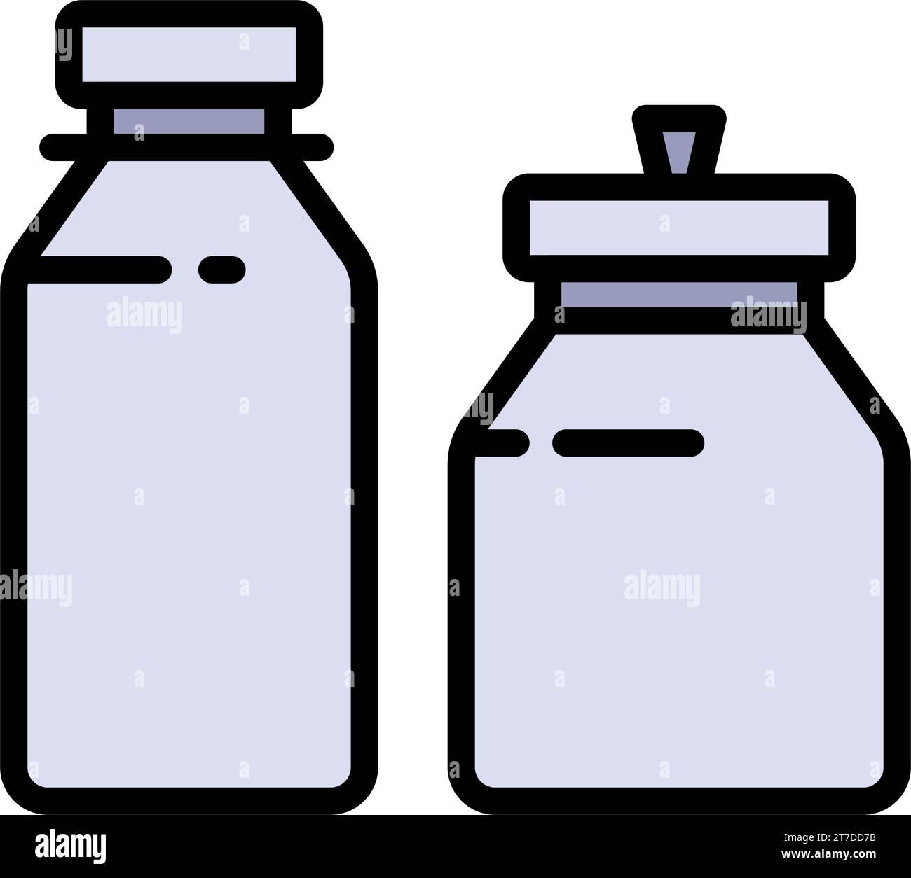 Dairy products color icon. Simple style sign for mobile concept and web ...