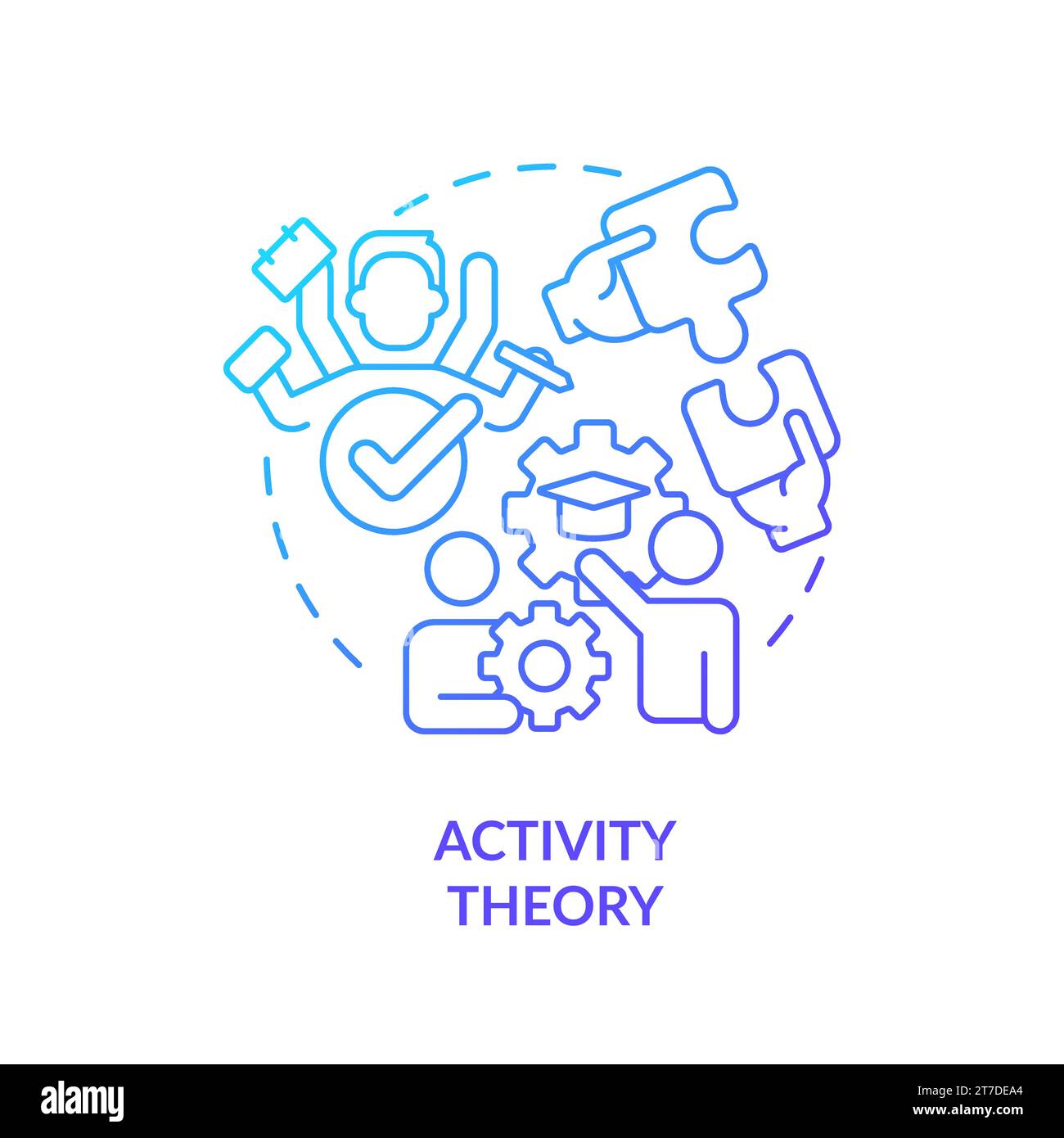 Gradient line icon activity theory concept Stock Vector Image & Art - Alamy