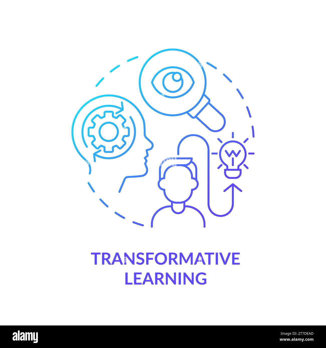 Gradient line icon transformative learning concept Stock Vector Image ... Gradient line icon transformative learning concept Stock Vector Image ...