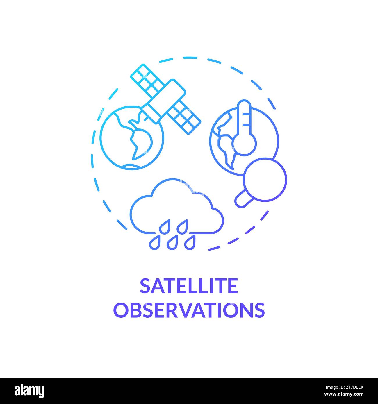 Satellite environment Cut Out Stock Images & Pictures - Alamy