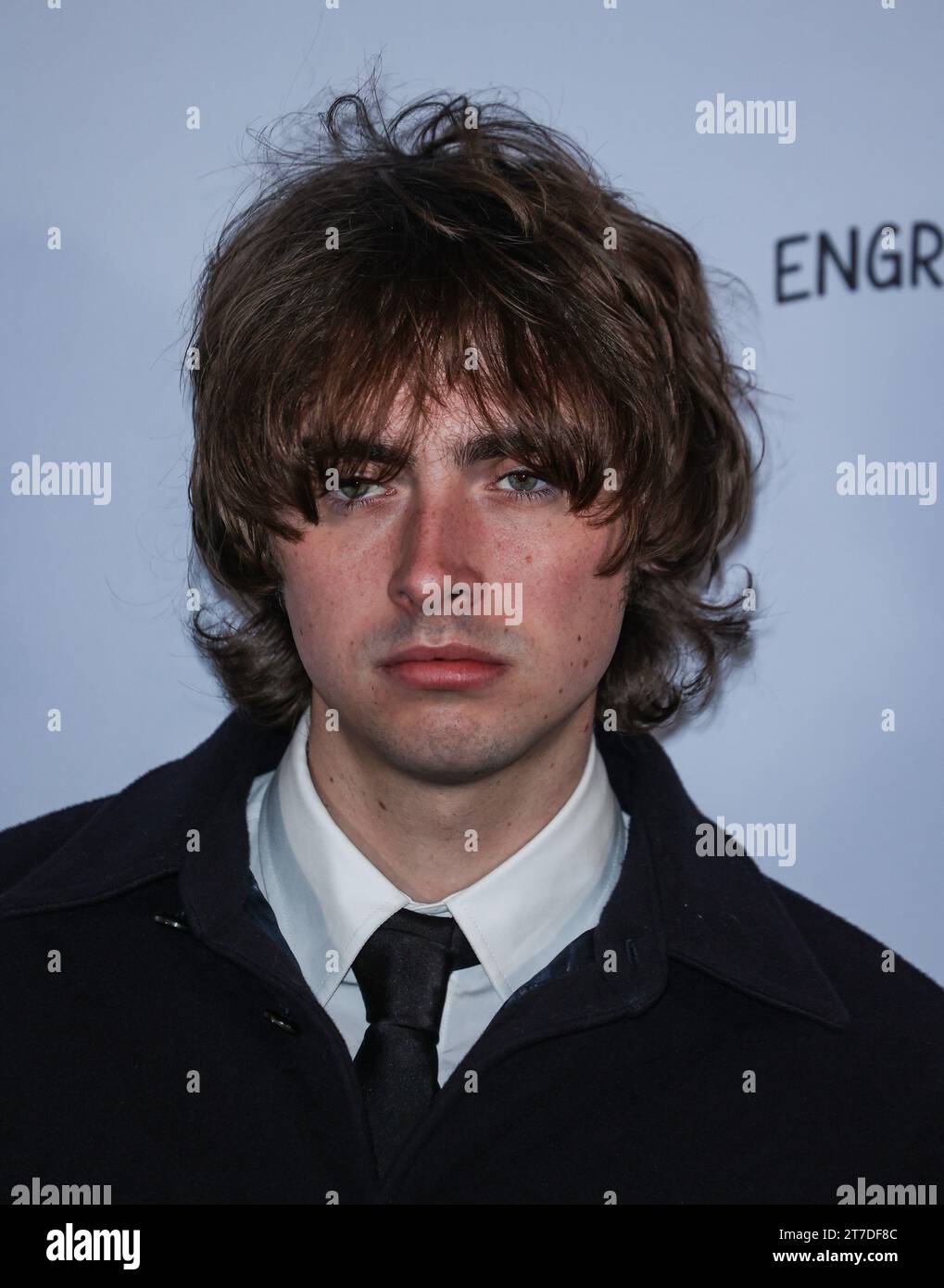 London, UK. 14th Nov, 2023. Gene Gallagher seen attending the launch of ...