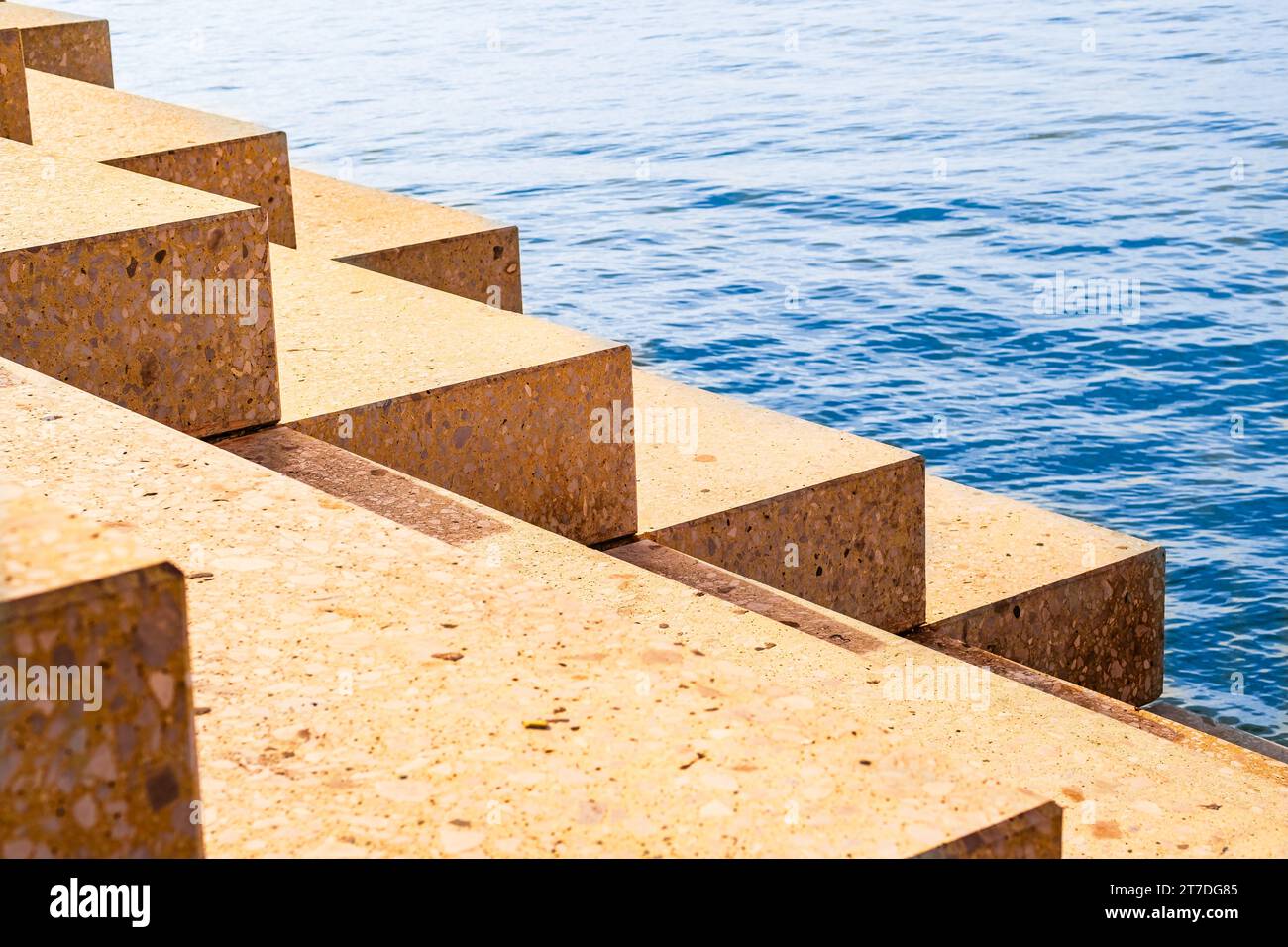 Abstract stairs in the city. Abstract steps, cement stairs,wIde stone ...