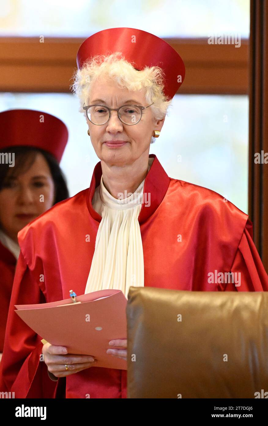 Karlsruhe, Germany. 15th Nov, 2023. Doris König, Chairwoman of the ...