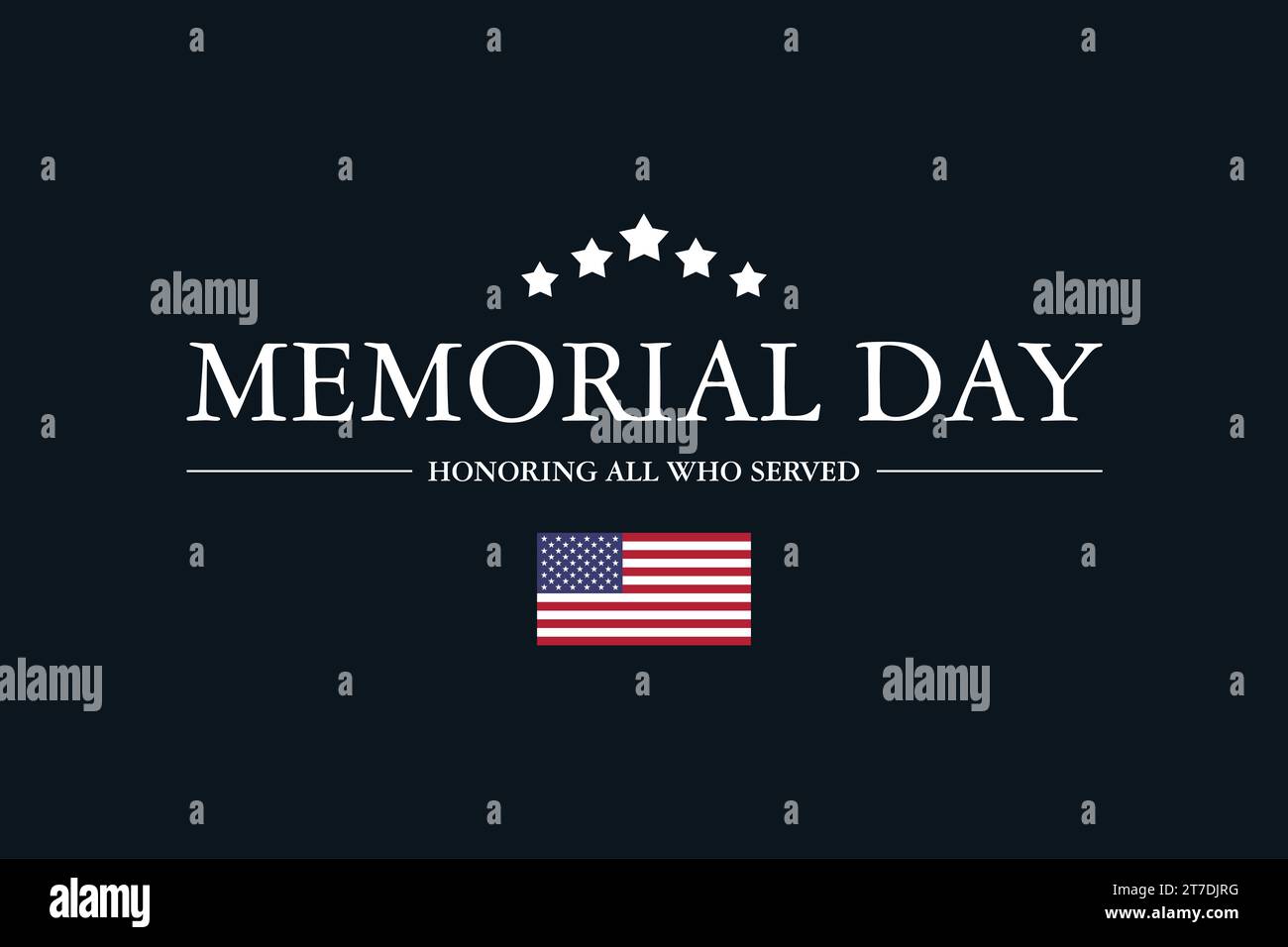 Veterans Day Artwork Illustration Memorial Day Stock Photo - Alamy