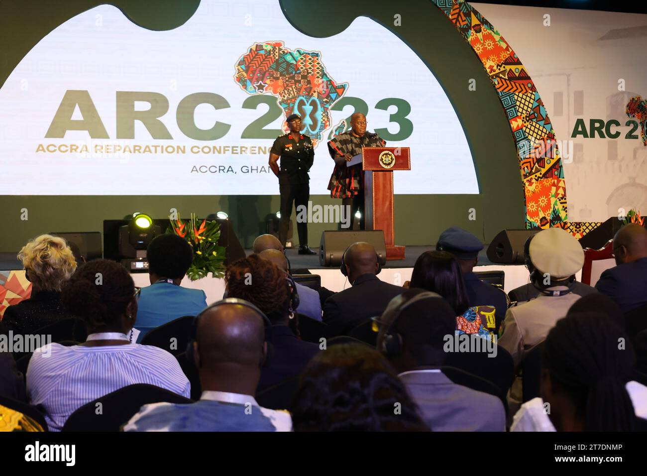 Accra. 14th Nov, 2023. Ghanaian President Nana Addo Dankwa Akufo-Addo ...