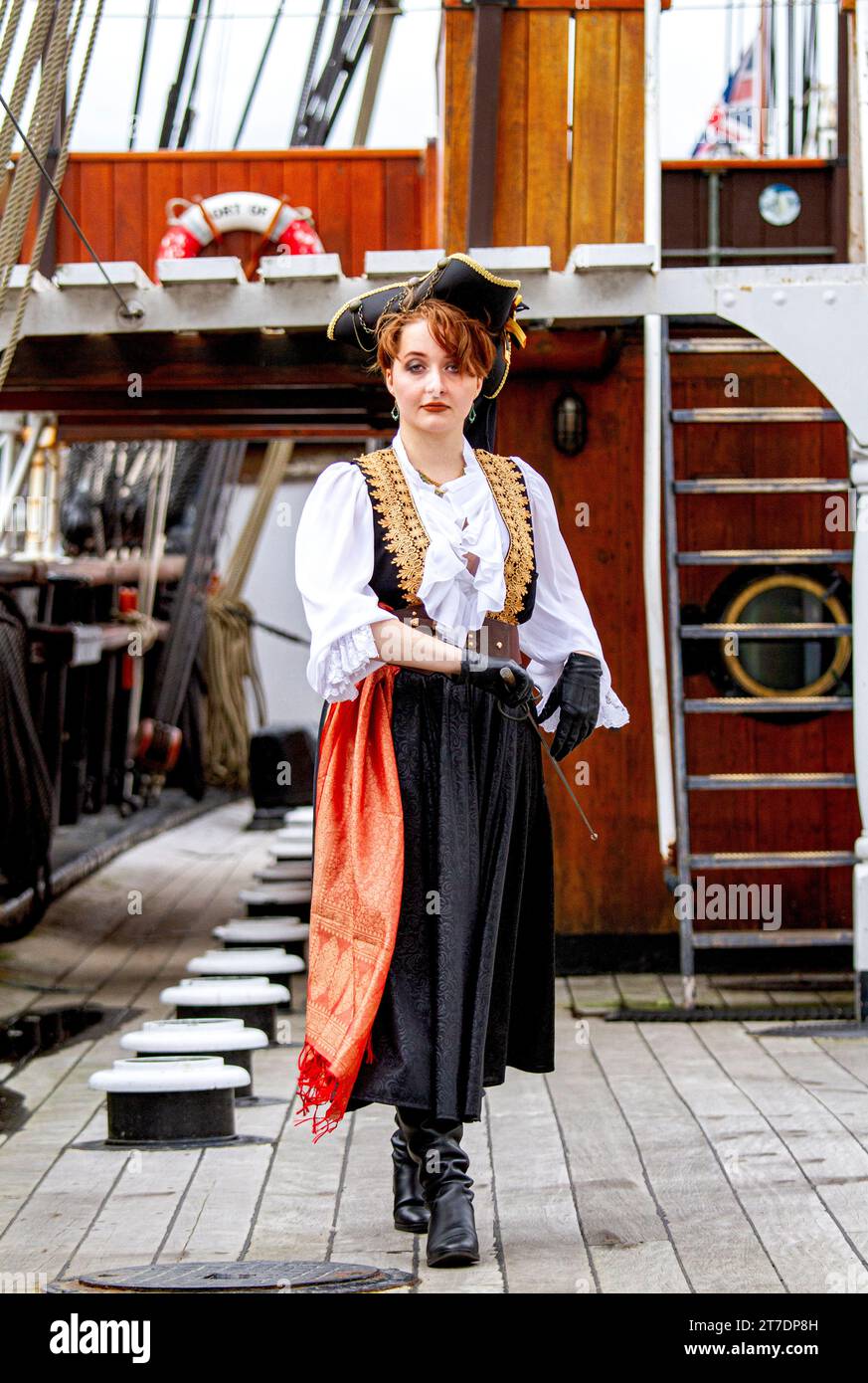 Ashley Wilkinson is out modelling in a complete pirate costume on the ...