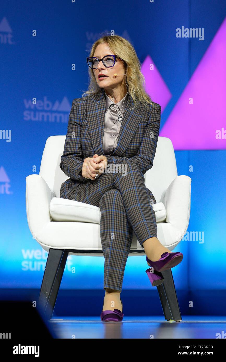 Lisbon, Portugal. 14th Nov, 2023. Milena Stoycheva, Minister of ...