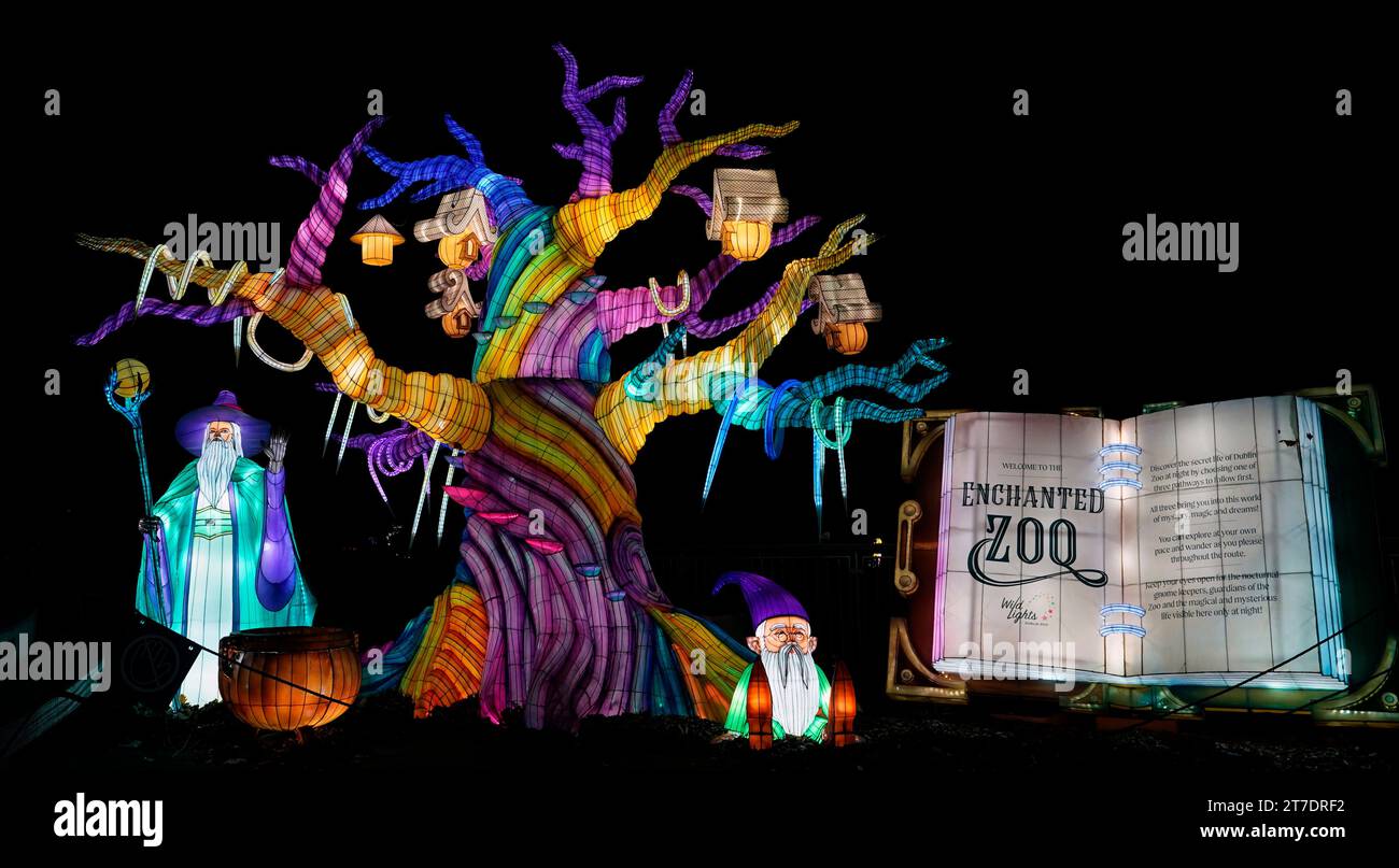 The Wild Lights silk lantern exhibition at Dublin Zoo. This years theme ...