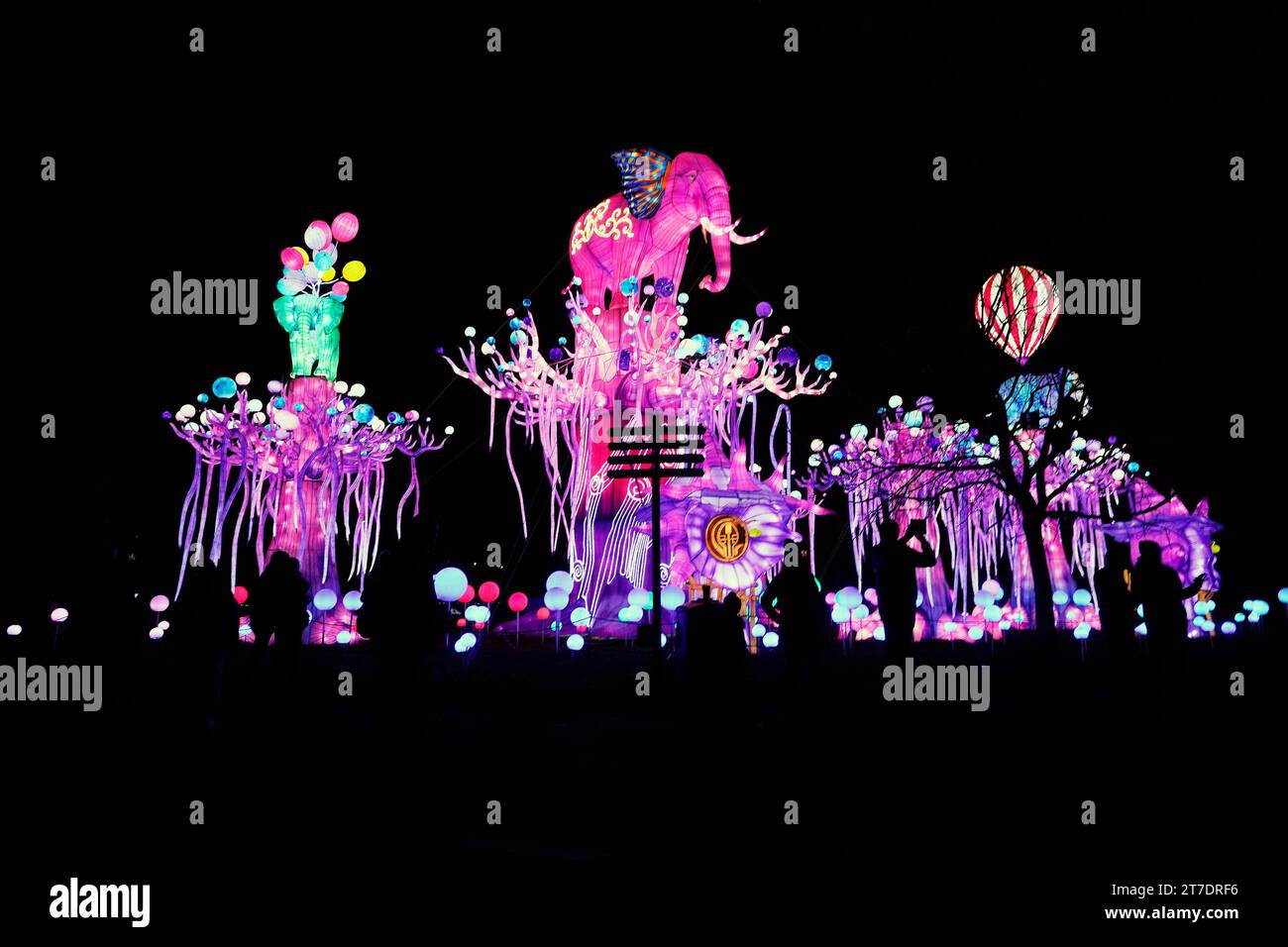 The Wild Lights silk lantern exhibition at Dublin Zoo. This years theme ...