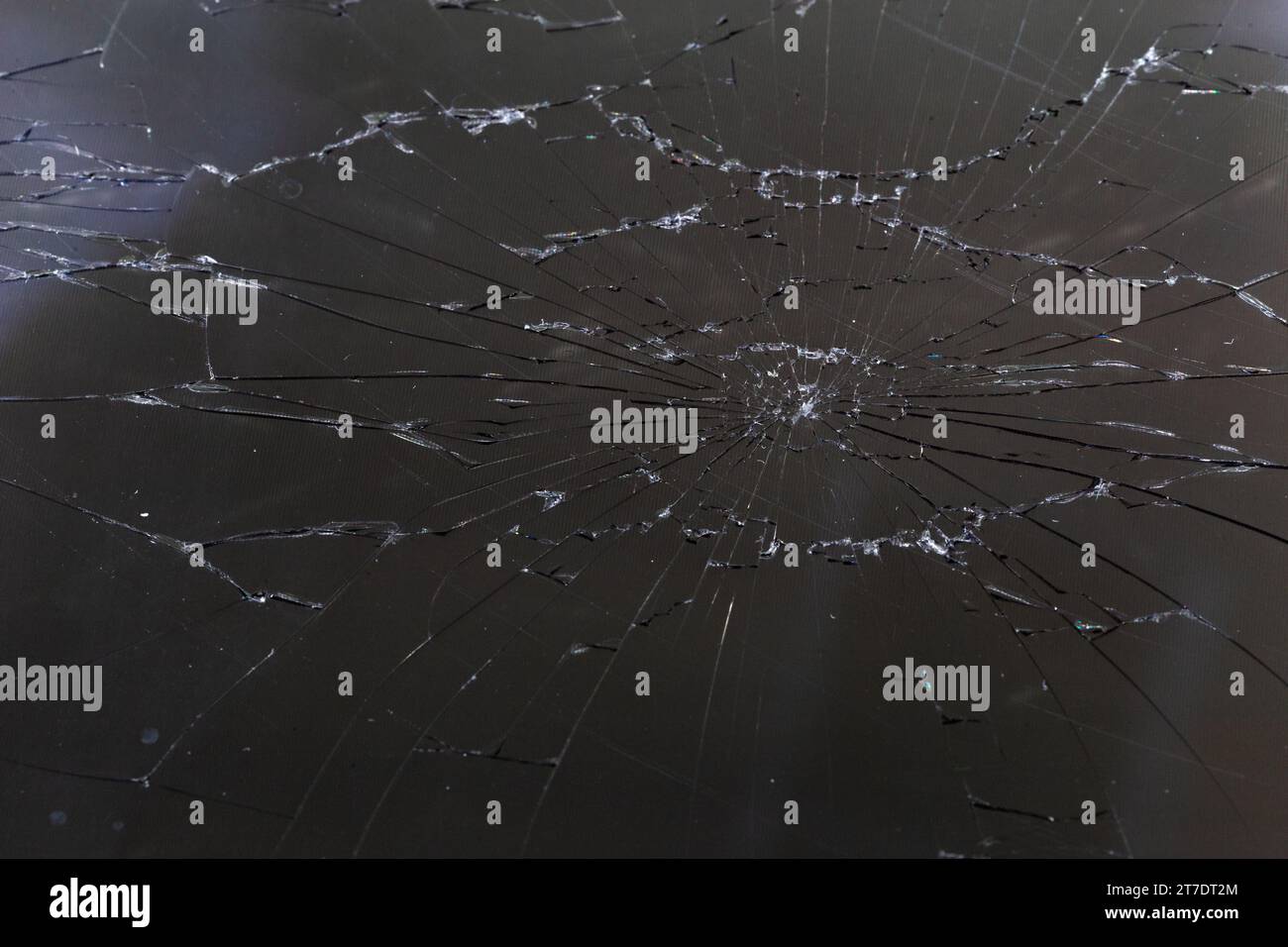 Black cracked screen tv hi-res stock photography and images - Alamy