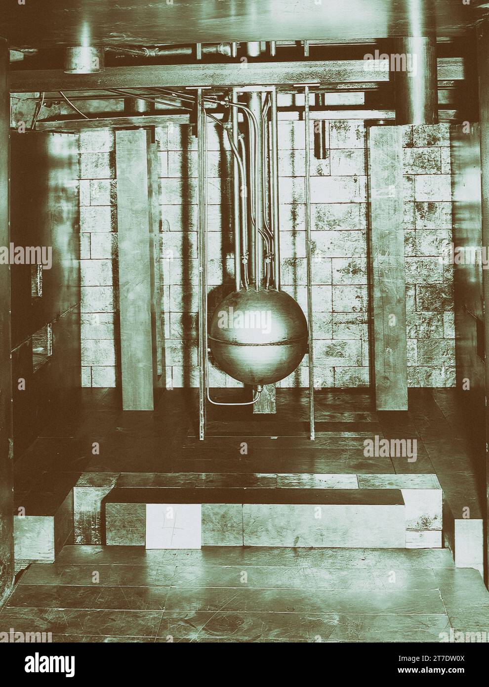 The Manhattan Project. Los Alamos laboratory Water Boiler Stock Photo ...