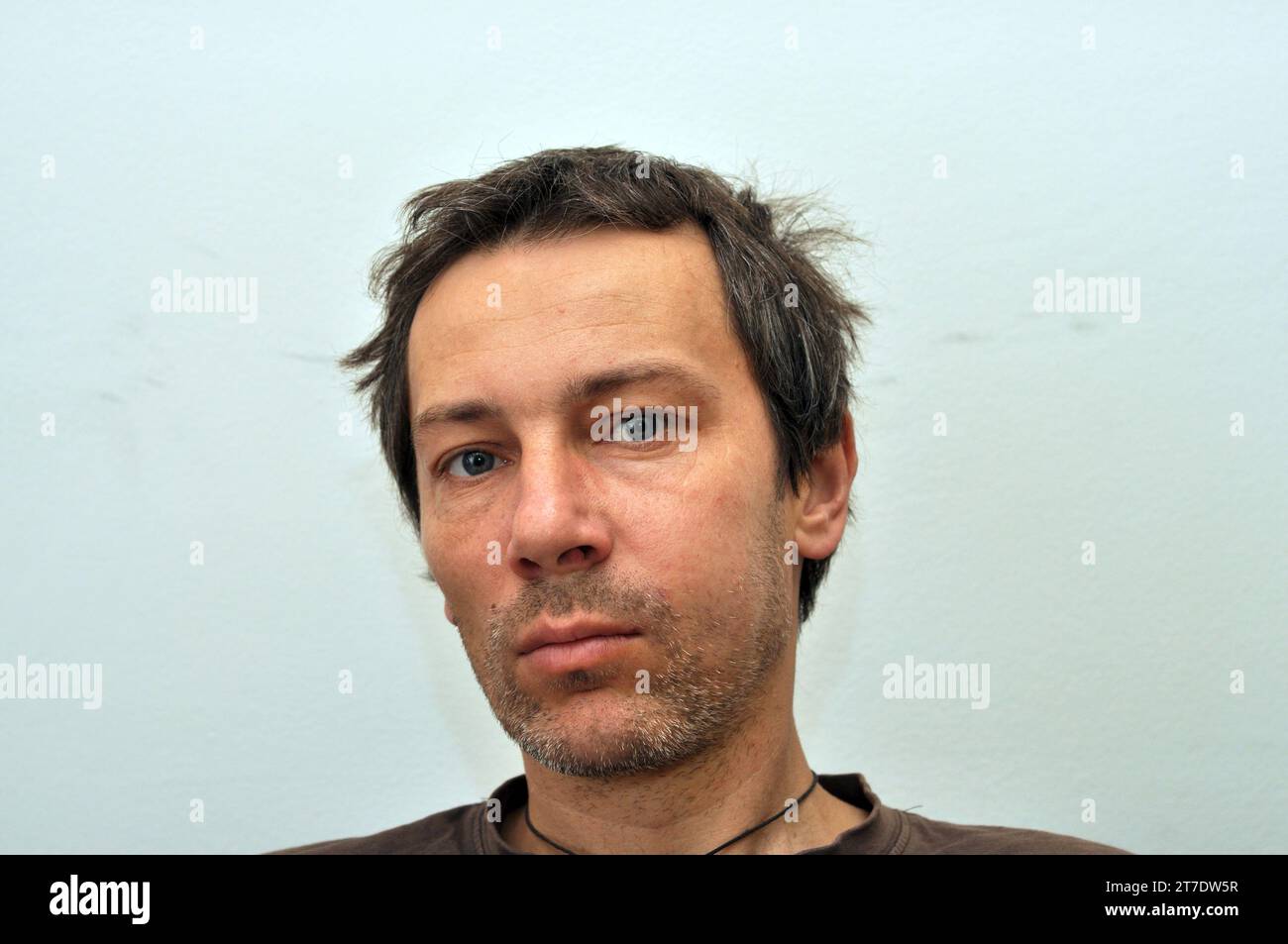 Dental problems. Portrait of unhealthy man suffering acute toothache ...