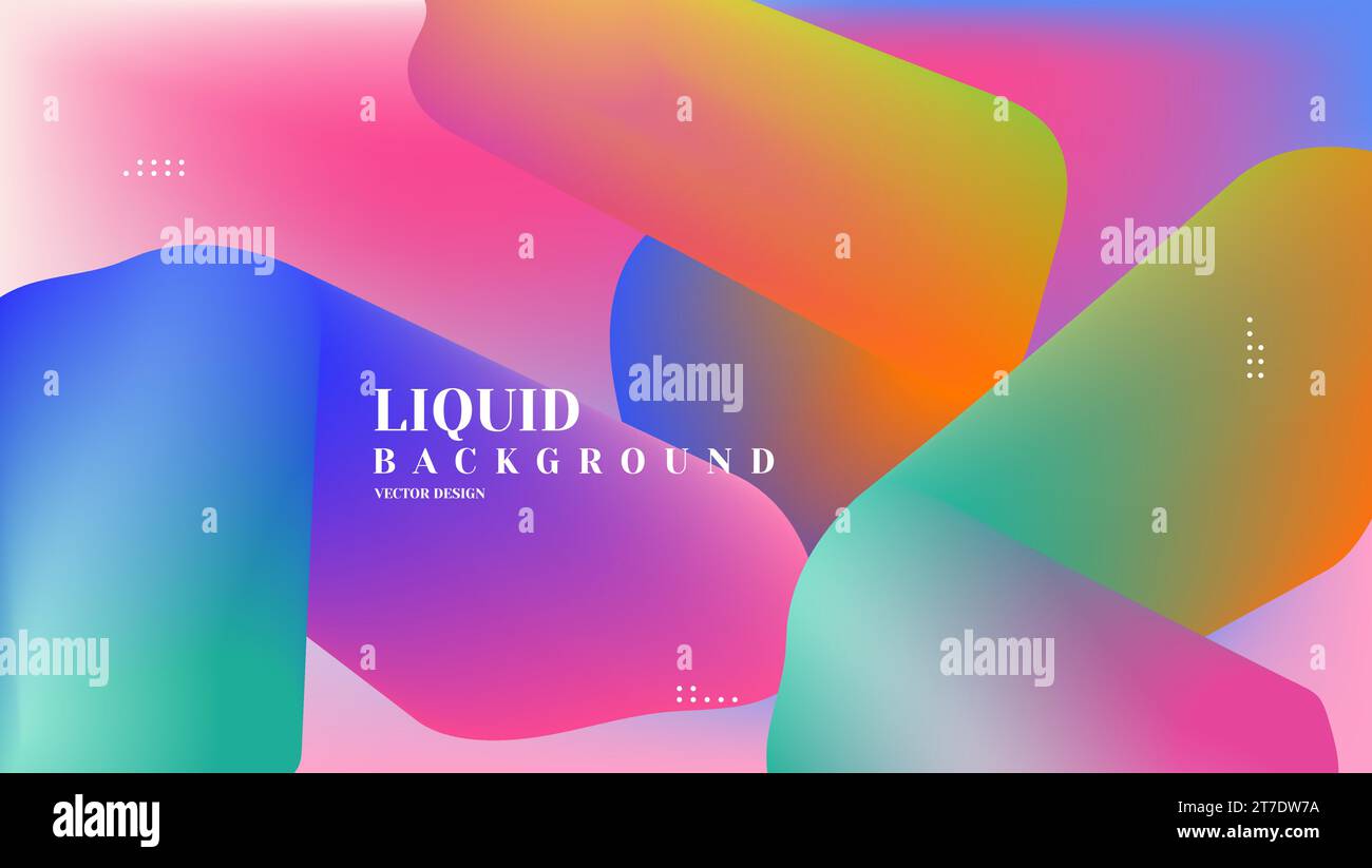 abstract colorful liquid background. vector illustration Stock Vector ...