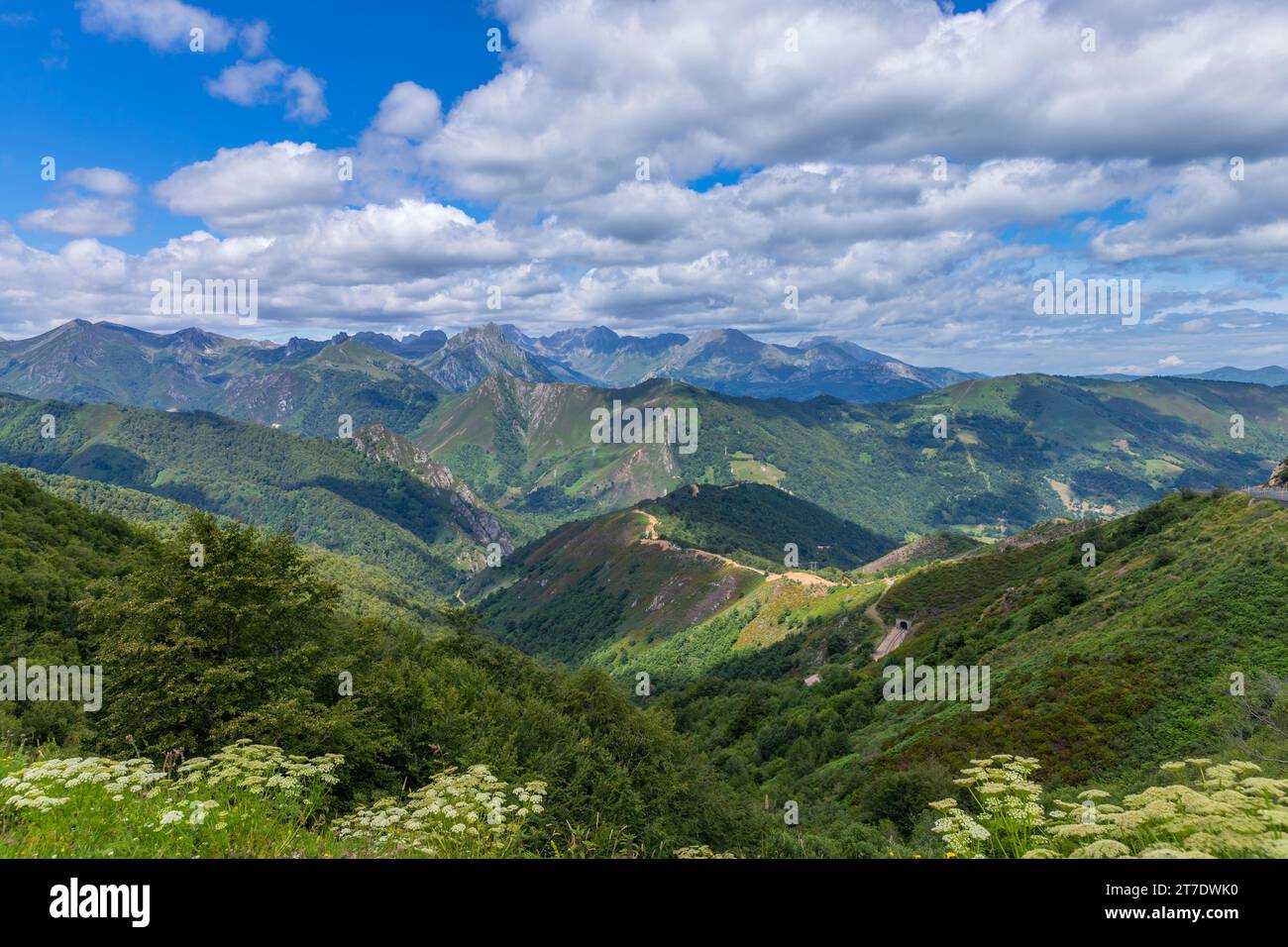 Massif of Las Ubinas between Asturias and Leon. In the Natural Parks of ...