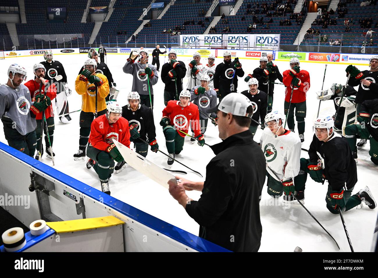 Stockholm, Sweden. 15th Nov, 2023. STOCKHOLM 20231115A Minnesota Wild ...