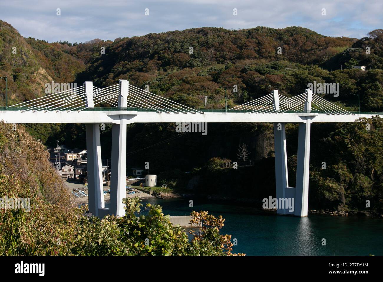 Chojaga bridge in Sado island in Niigata prefecture, Japan Stock Photo ...
