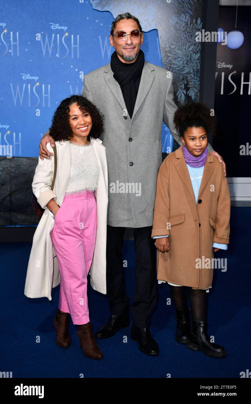 Janice Hofmann, Daniel Klare und Jaleyah Hofmann bei der Premiere des ...