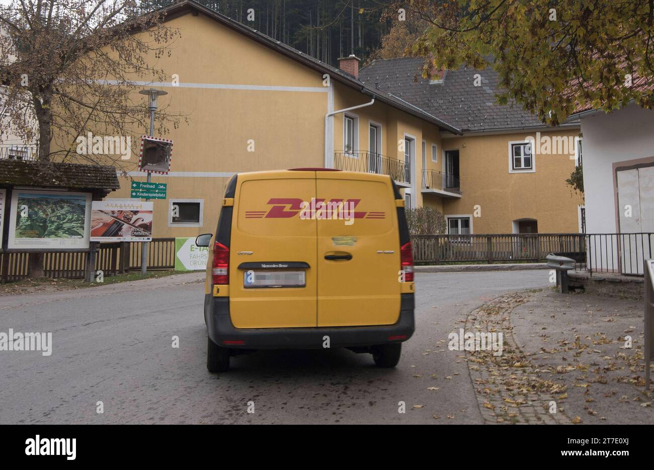Logo of Deutsche Post or DHL, logistics and delivery company Logo of ...