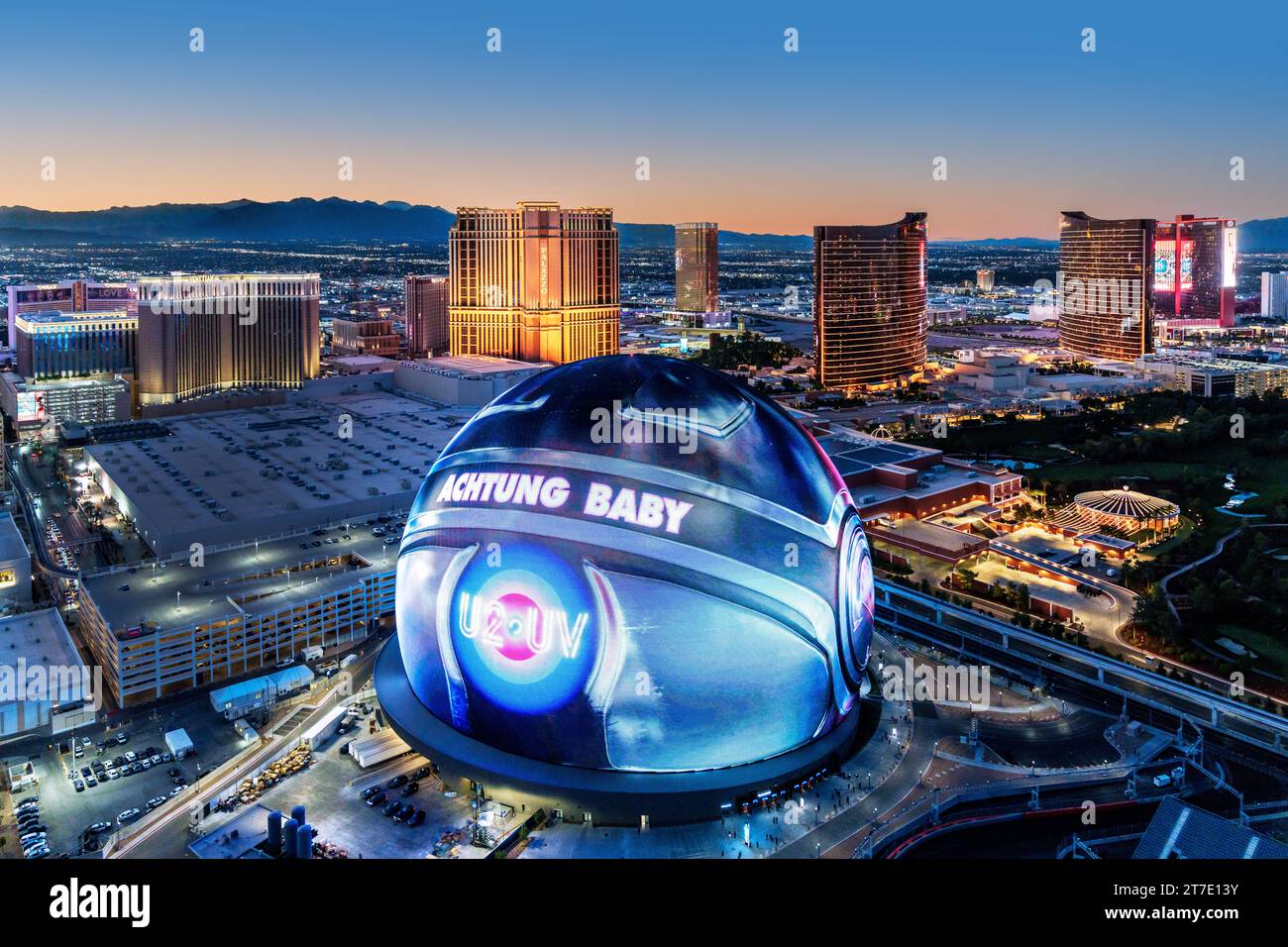Las vegas sphere hi-res stock photography and images - Alamy