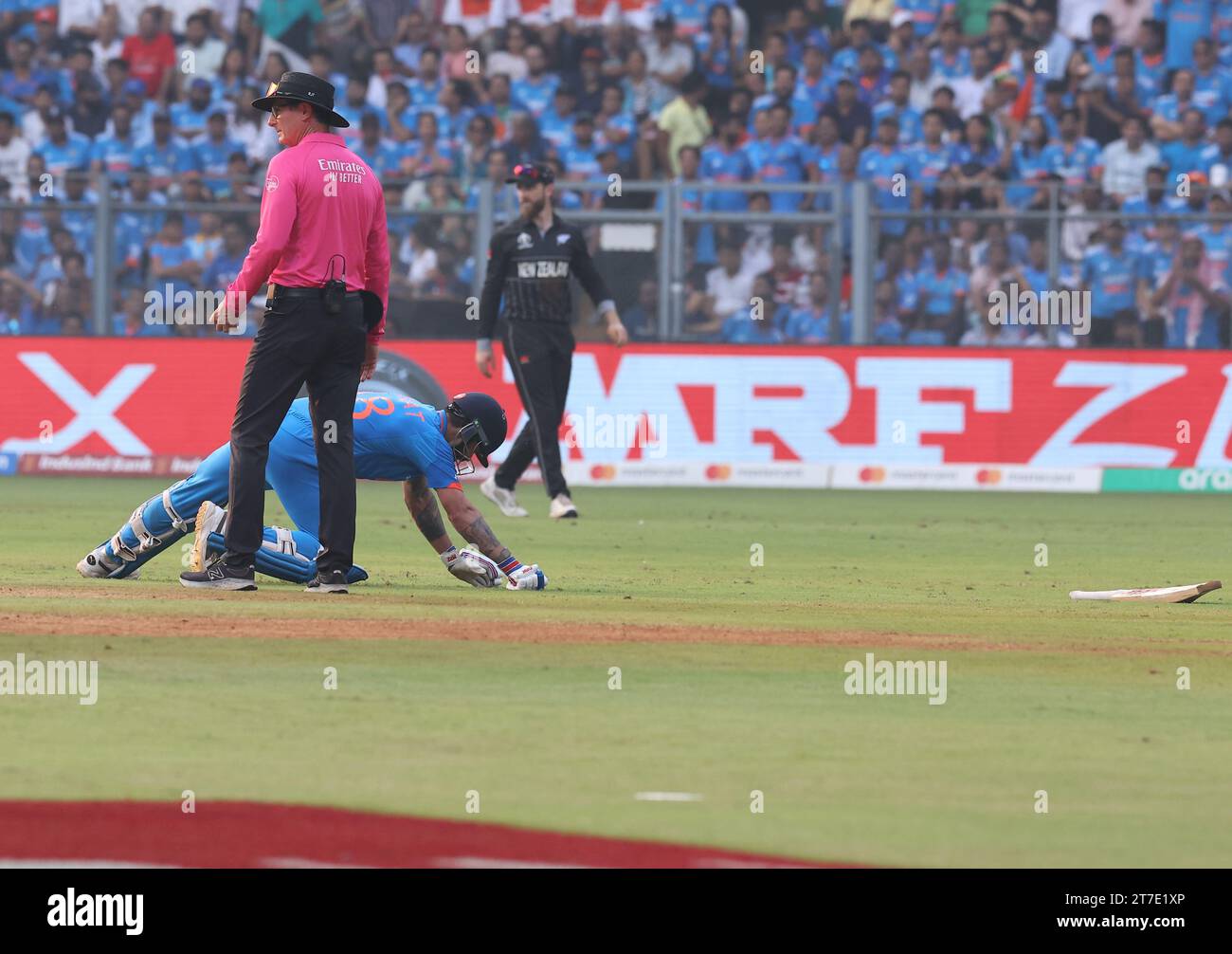 Bomaby, Maharastra, INDIA. 15th Nov, 2023. Semi Finals Match 46 of ICC ...