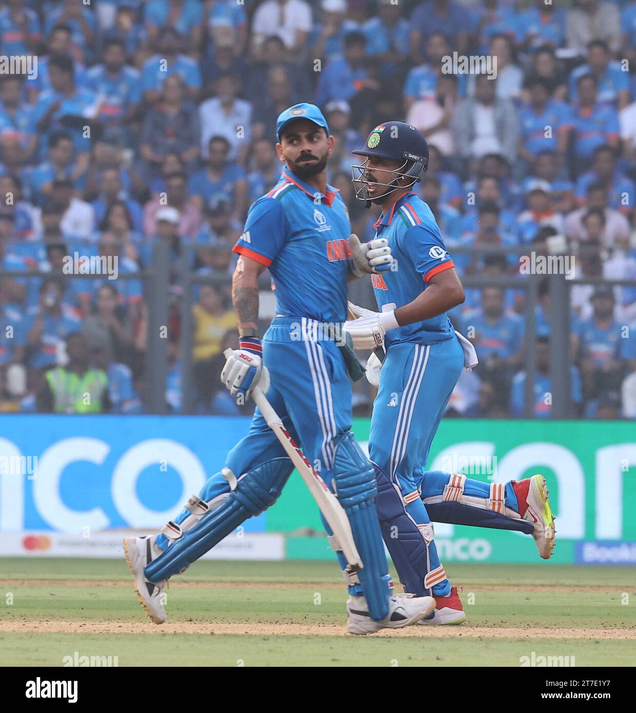 Bomaby, Maharastra, INDIA. 15th Nov, 2023. Semi Finals Match 46 of ICC ...