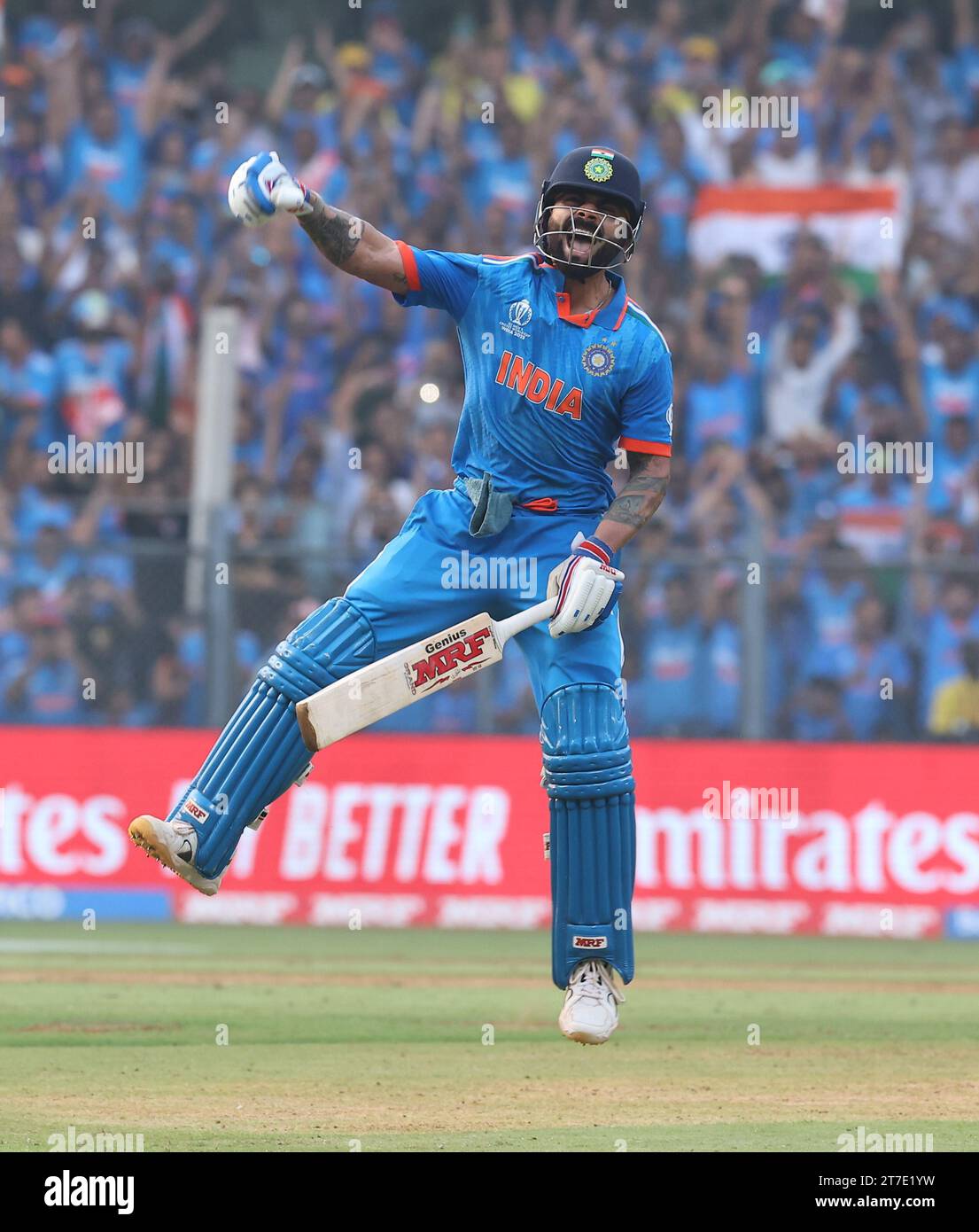 Bomaby, Maharastra, INDIA. 15th Nov, 2023. Semi Finals Match 46 of ICC ...