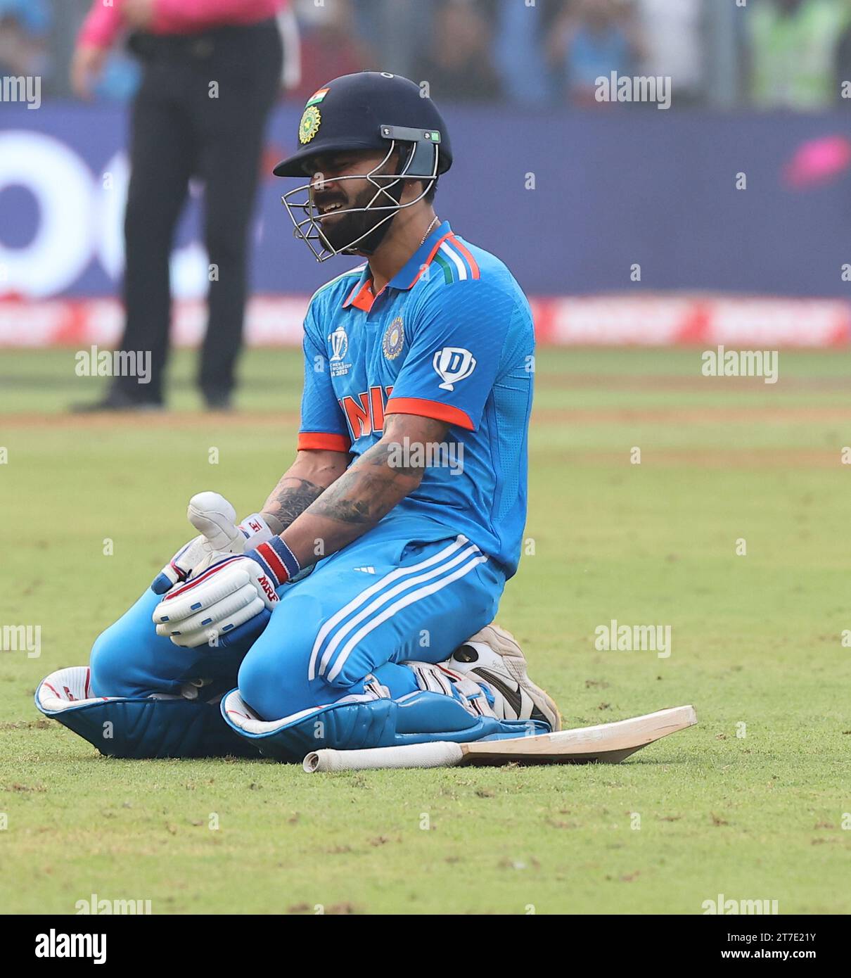 Bomaby, Maharastra, INDIA. 15th Nov, 2023. Semi Finals Match 46 of ICC ...