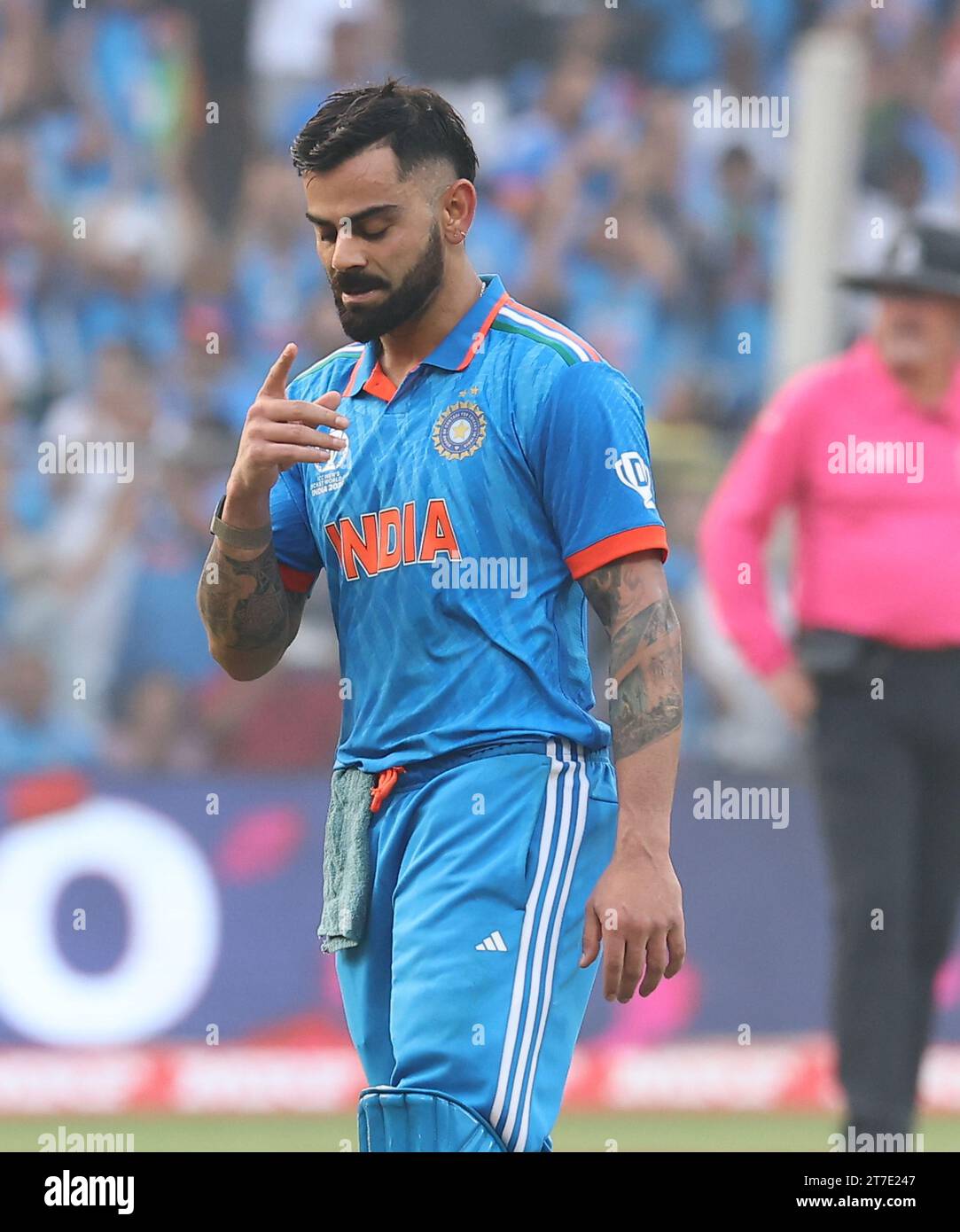 Bomaby, Maharastra, INDIA. 15th Nov, 2023. Semi Finals Match 46 of ICC ...