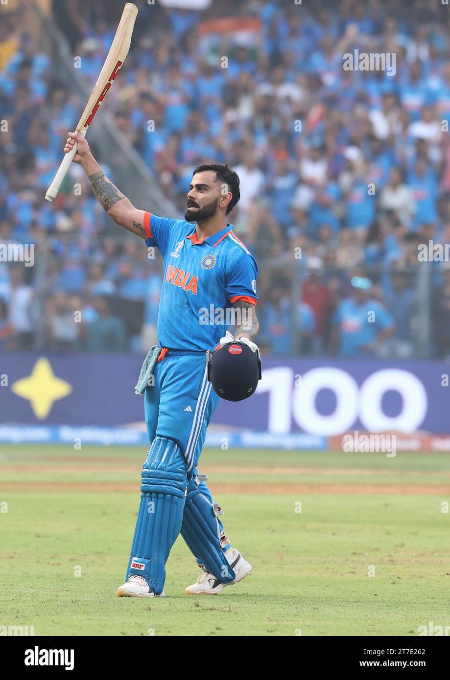 Bomaby, Maharastra, INDIA. 15th Nov, 2023. Semi Finals Match 46 of ICC ...