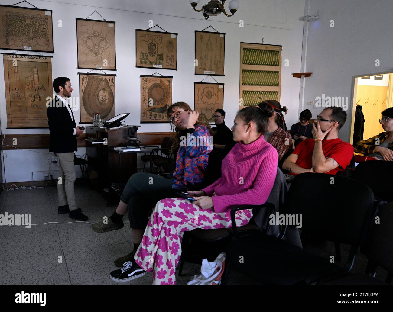 Prague, Czech Republic. 15th Nov, 2023. University students launch ...