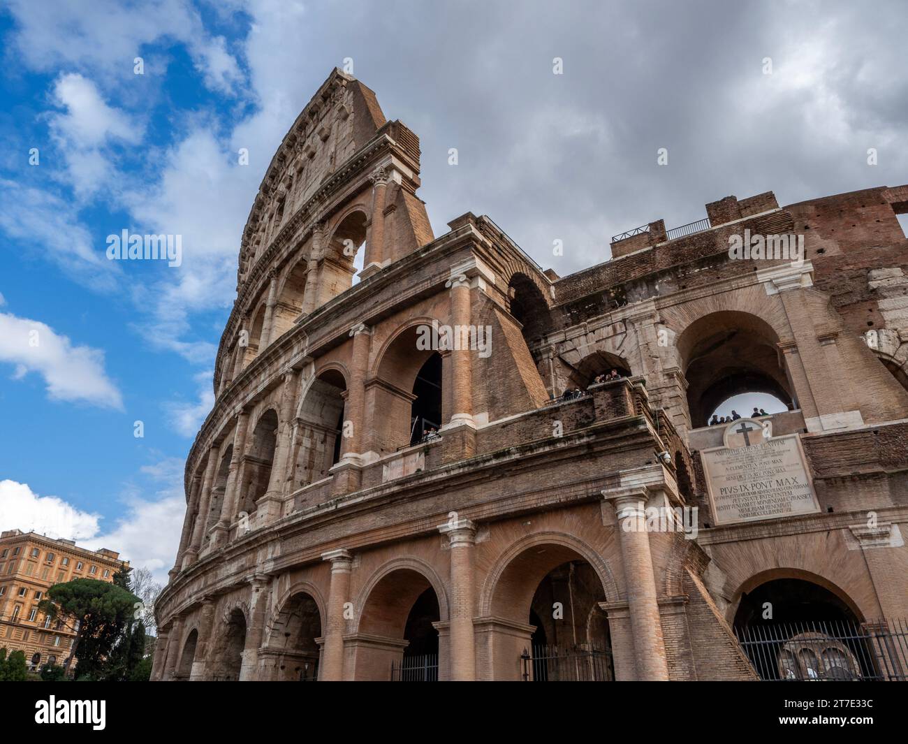 Colliseum in Rome - one of the most famous landmark of Italy Stock ...