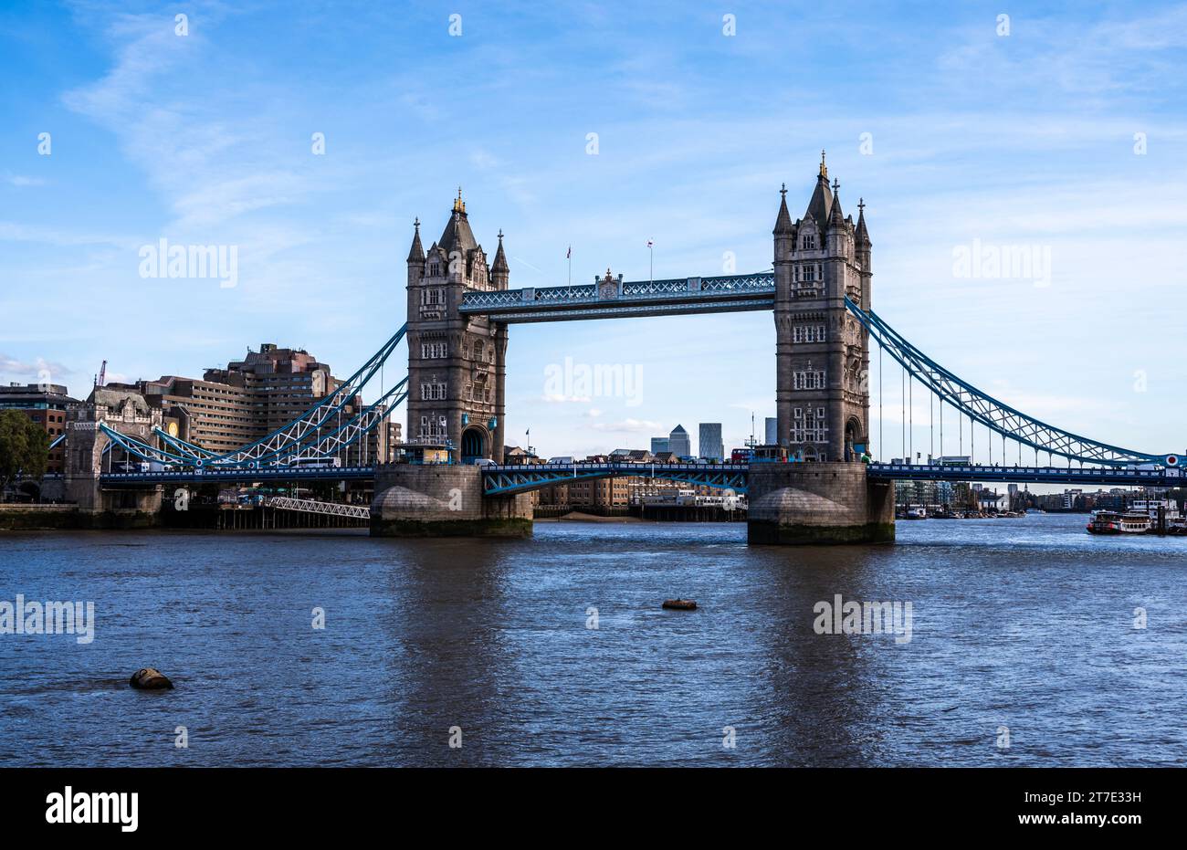 Tower Bridge in London - on of the most recognisable landmark Stock ...