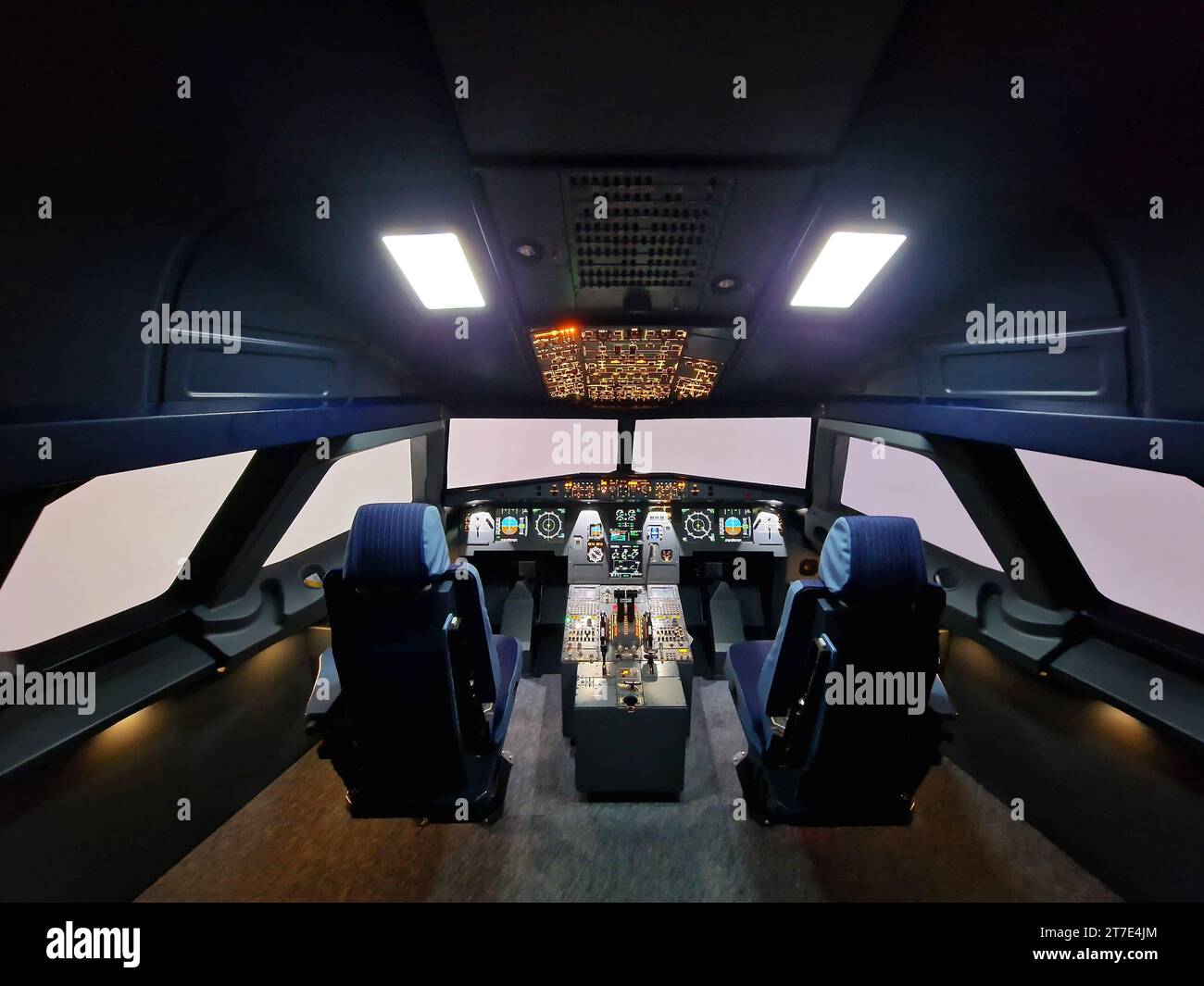 Real Flight Hydraulic Simulator for the Training of the Pilots Stock ...
