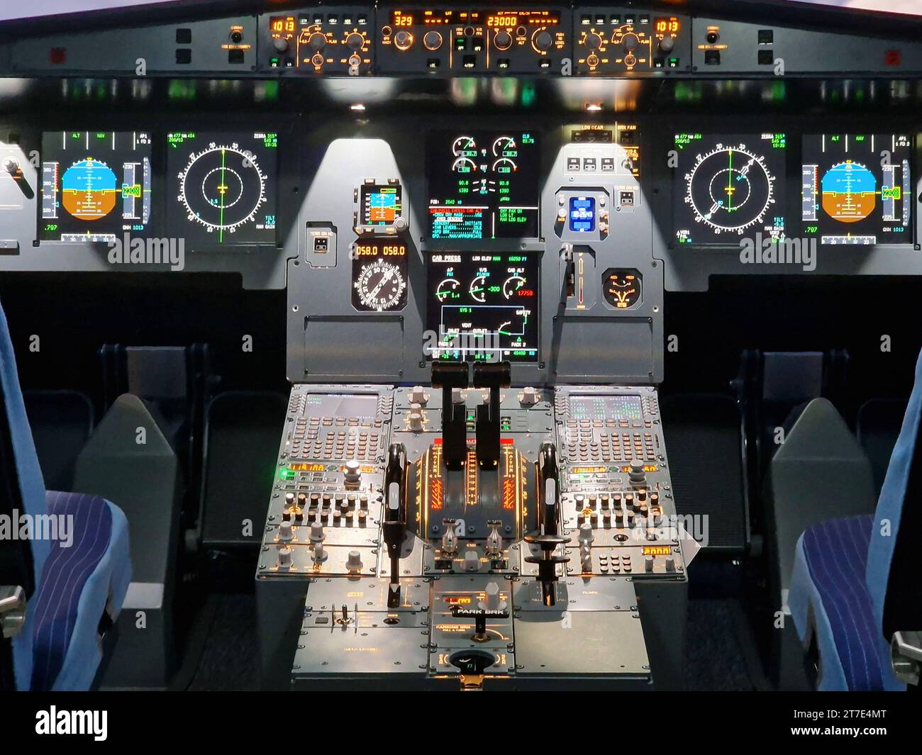 Real Flight Hydraulic Simulator for the Training of the Pilots Stock ...