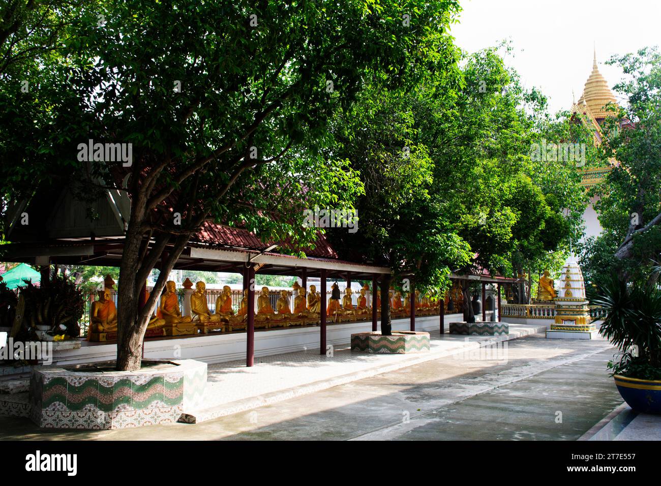Buddhist saint holy arhat or buddhism noble monk arahant of Wat Bang ...