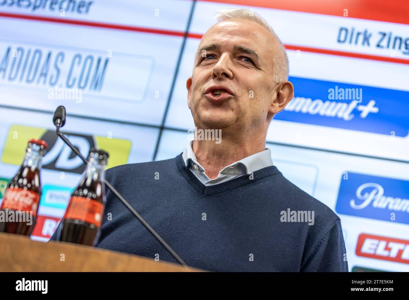 Berlin, Germany. 15th Nov, 2023. Dirk Zingler, president of Bundesliga ...