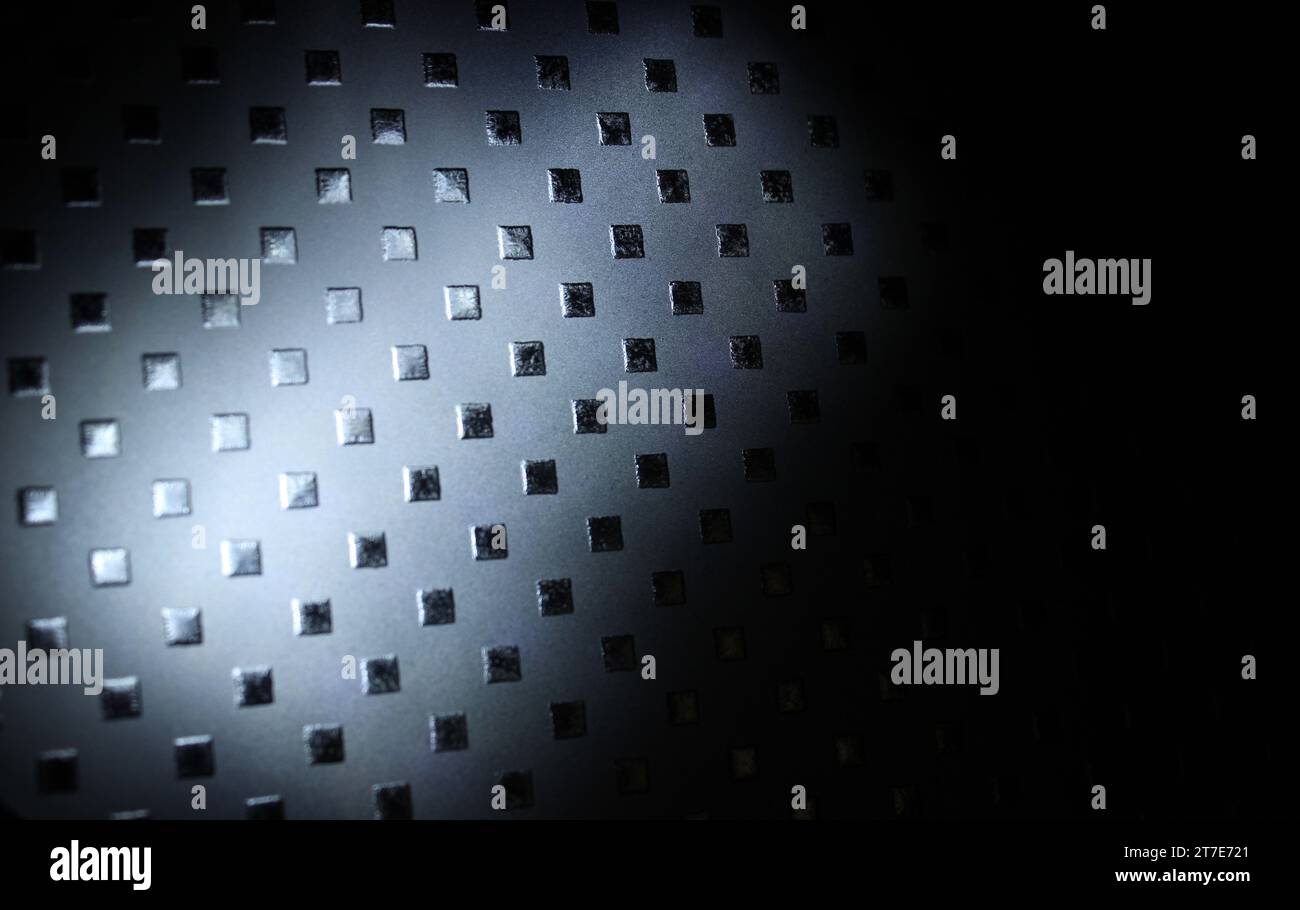 Square Embossed Elements On Matt Glass Surface With Backlight ...