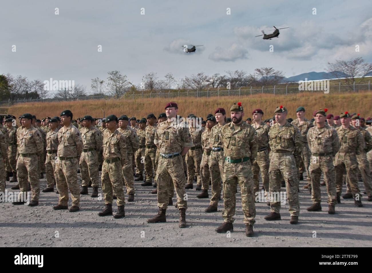 Shinto, Japan. 15th Nov, 2023. Members of the Japan Ground Self-Defense ...
