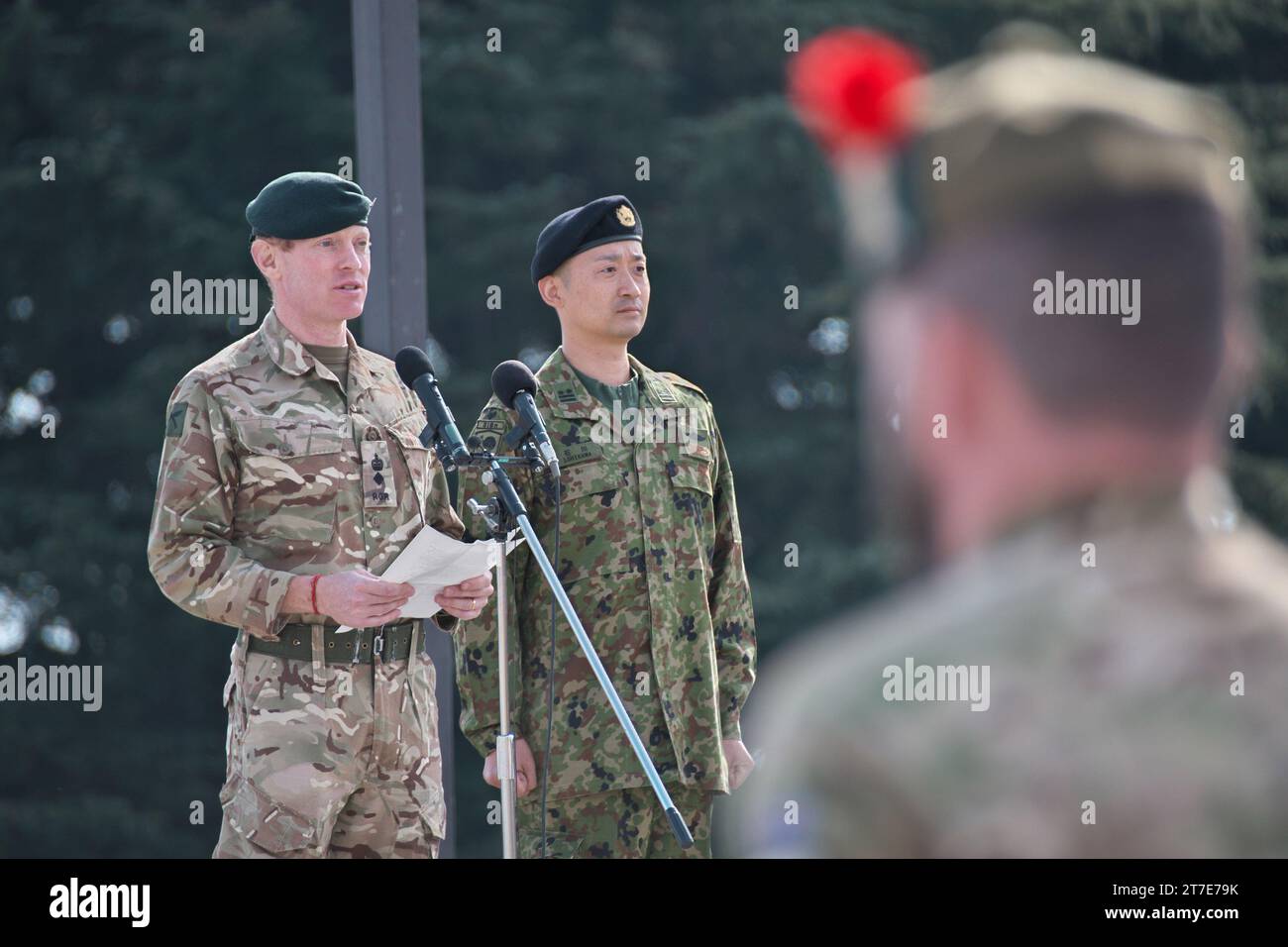 Shinto, Japan. 15th Nov, 2023. 1st Battalion the Royal Gurkha Rifles ...