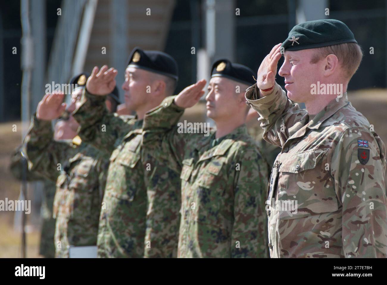 Shinto, Japan. 15th Nov, 2023. 1st Battalion the Royal Gurkha Rifles ...