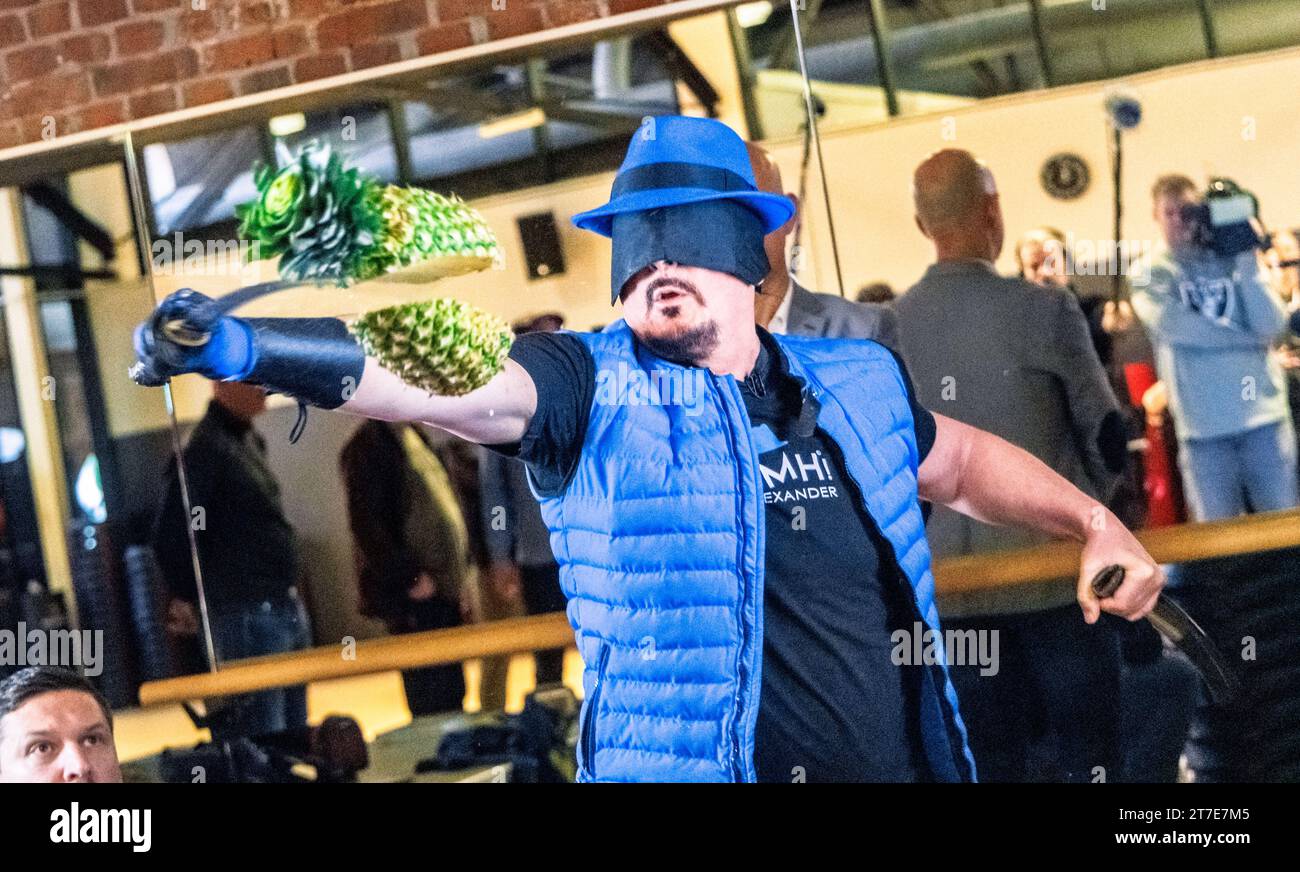 Hamburg, Germany. 15th Nov, 2023. Martial artist Joe Alexander in his ...